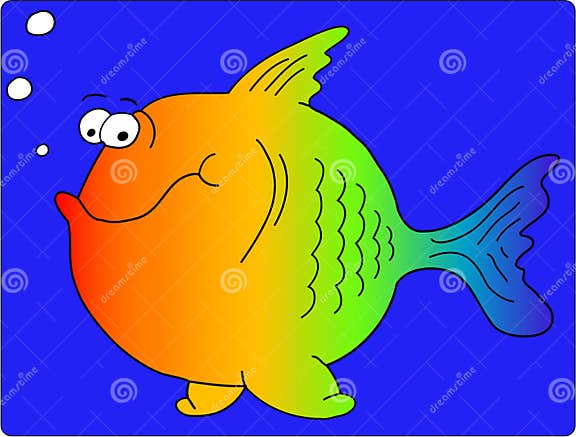 Cartoon Fish stock vector. Illustration of swimming, tuna - 875781
