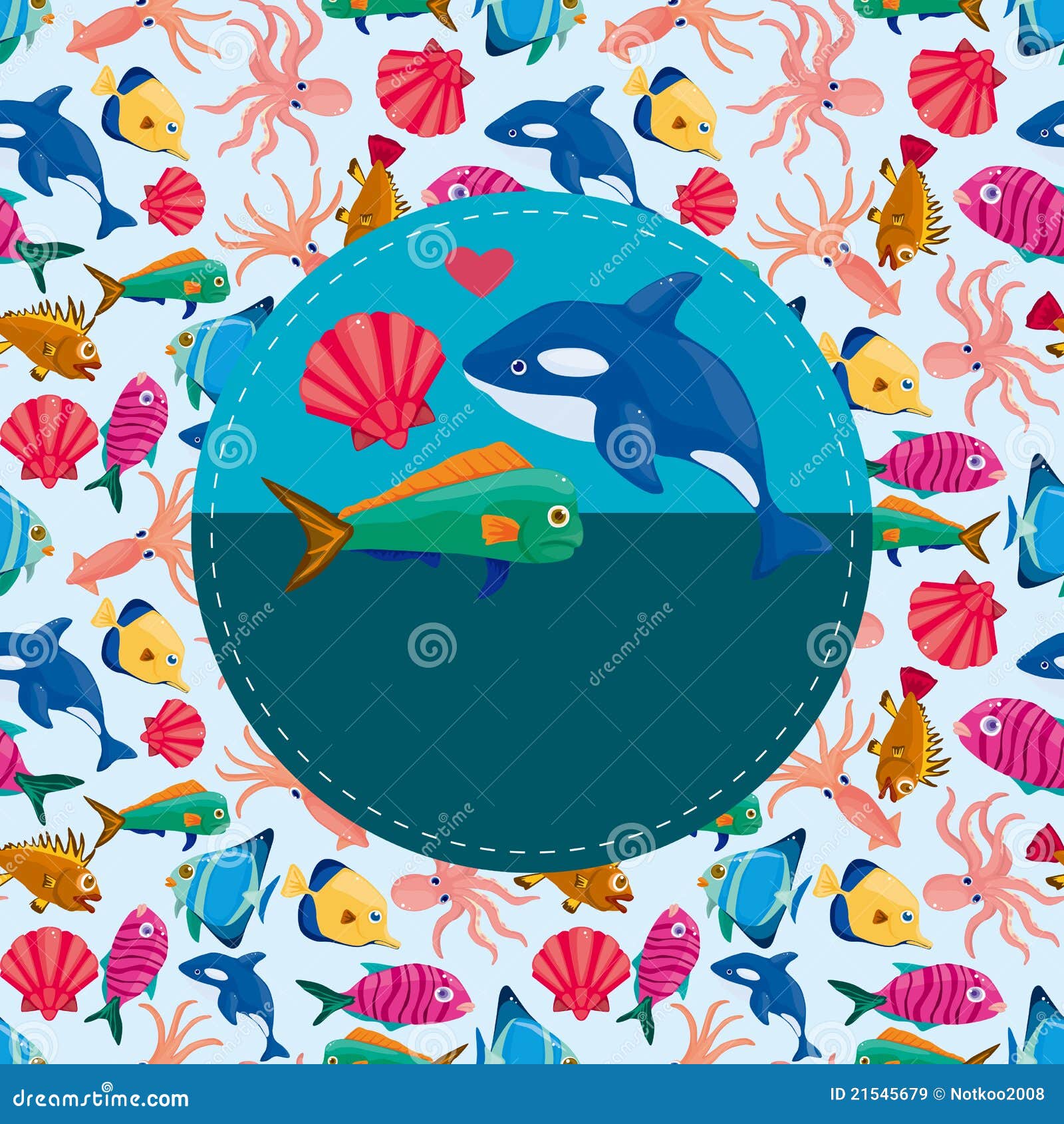 Fish. Card Of Lenormand Oracle Deck Gothic Mysteries Royalty-Free ...