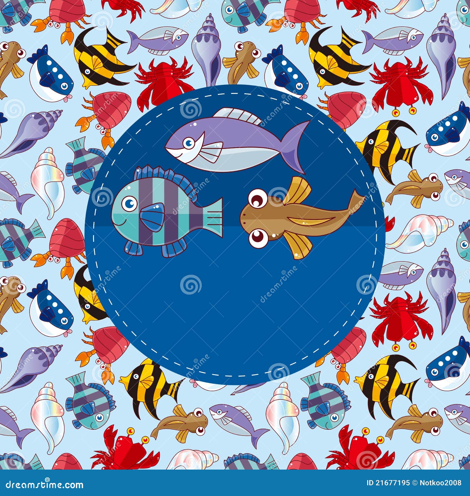 Fish. Card Of Lenormand Oracle Deck Gothic Mysteries Royalty-Free ...