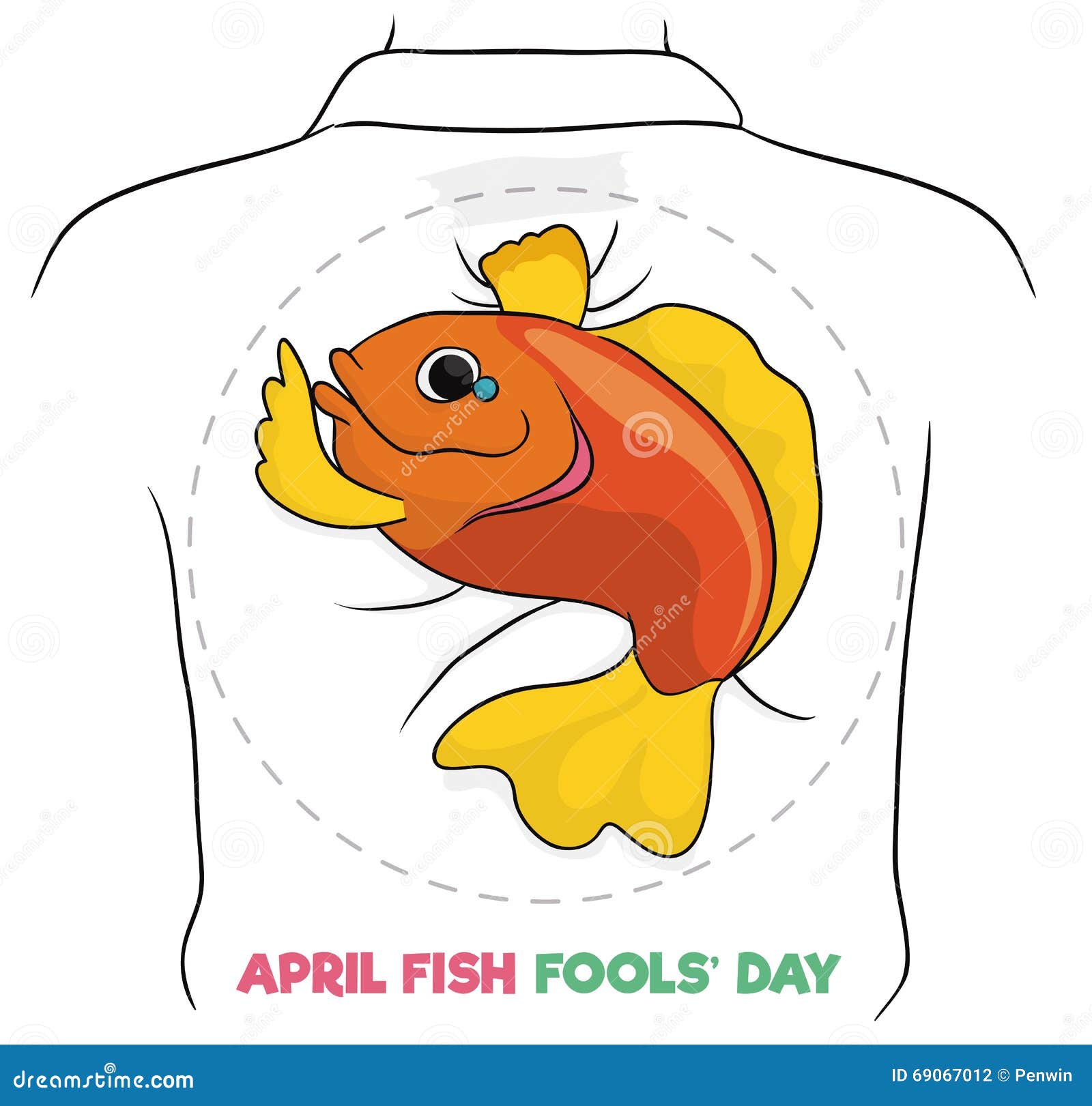 Cartoon Fish Design for April Fools Day, Vector Illustration Stock ... Cartoon Fish Design for April Fools Day, Vector Illustration Stock ...