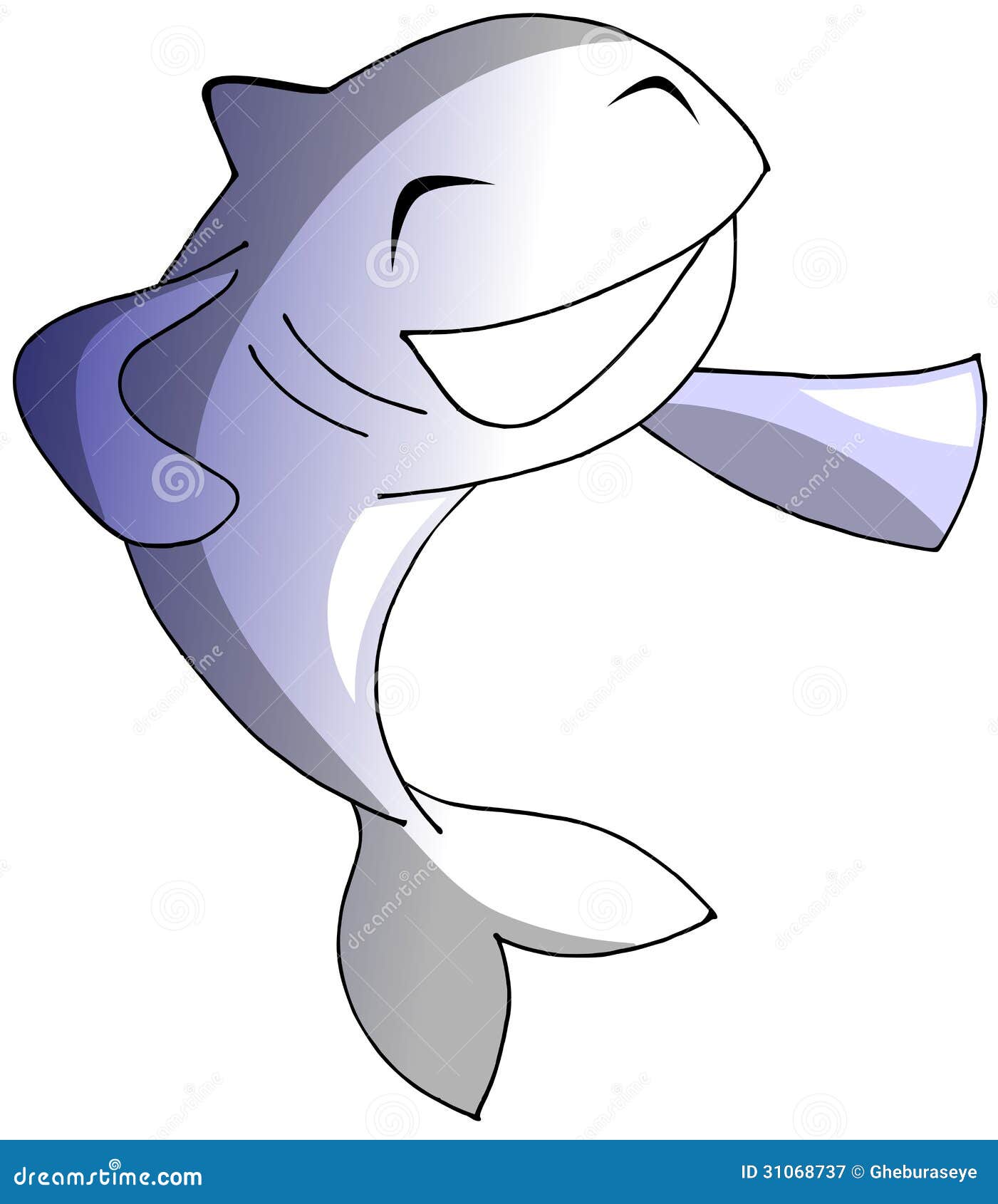 Cartoon fish stock image. Illustration of freedom, bowl - 31068737