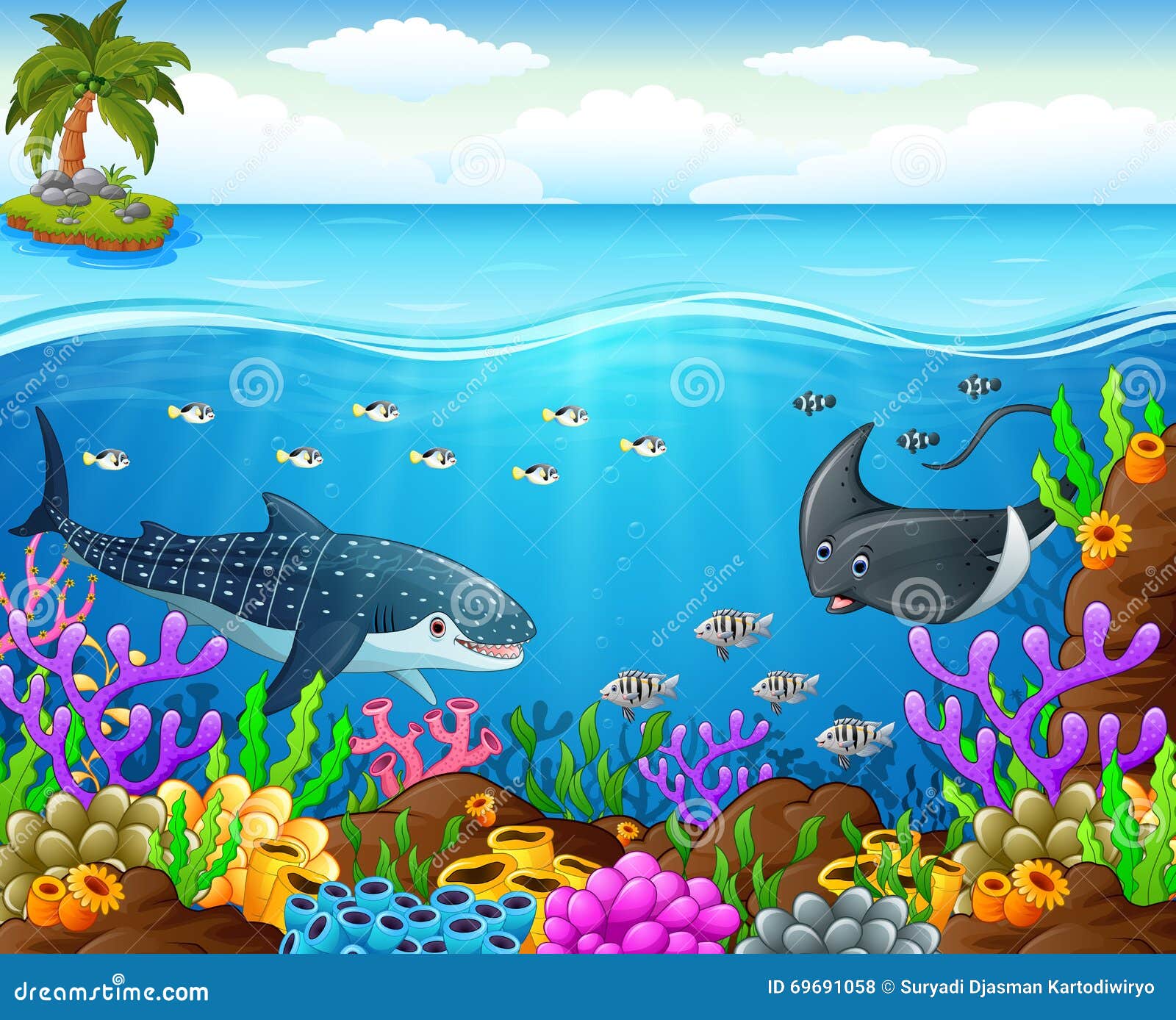 Young Swordfish, A Fish From The Atlantic, Pacific And Indian Ocean In ...