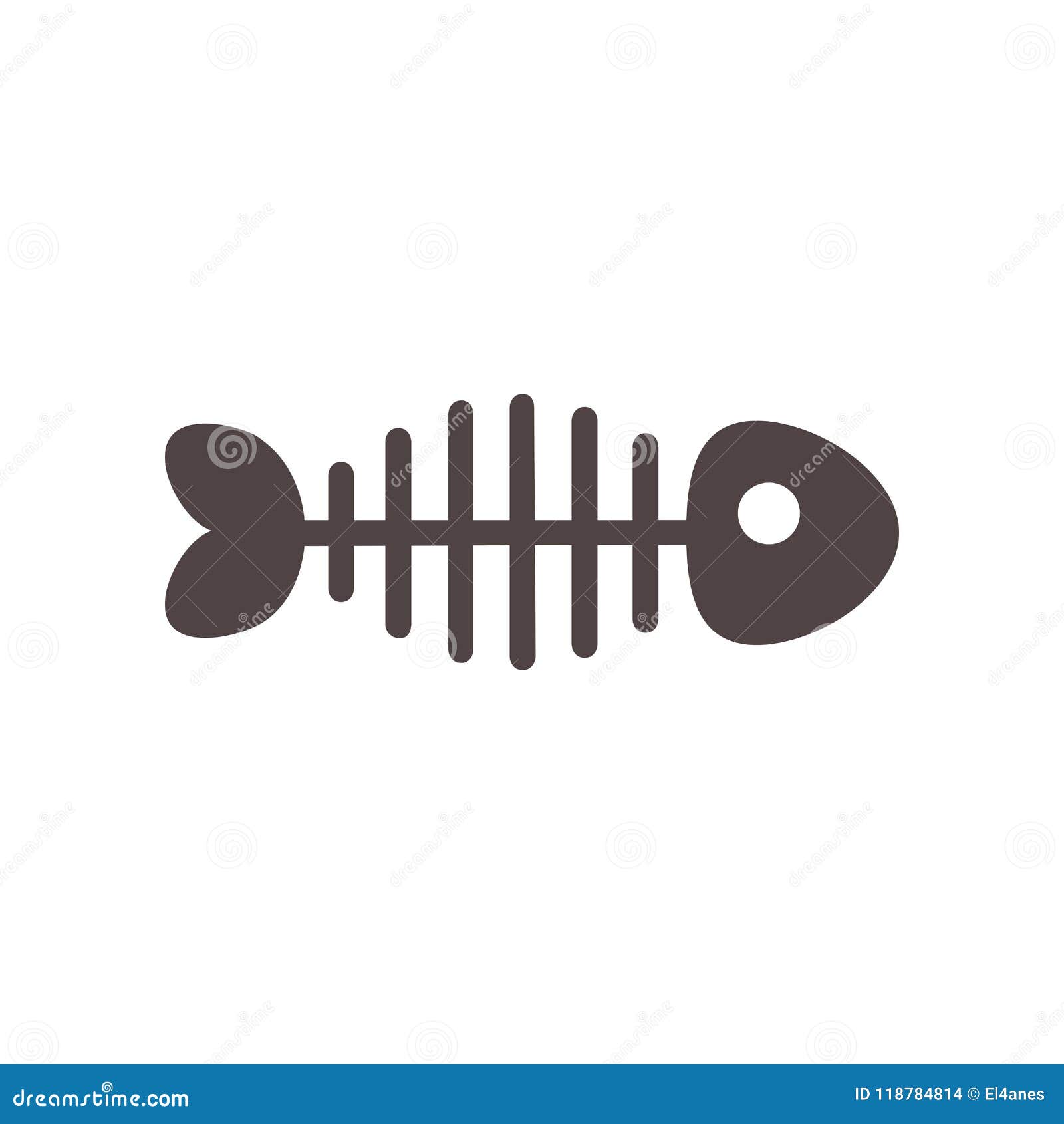 Cartoon Fishbone Pattern | CartoonDealer.com #118784331