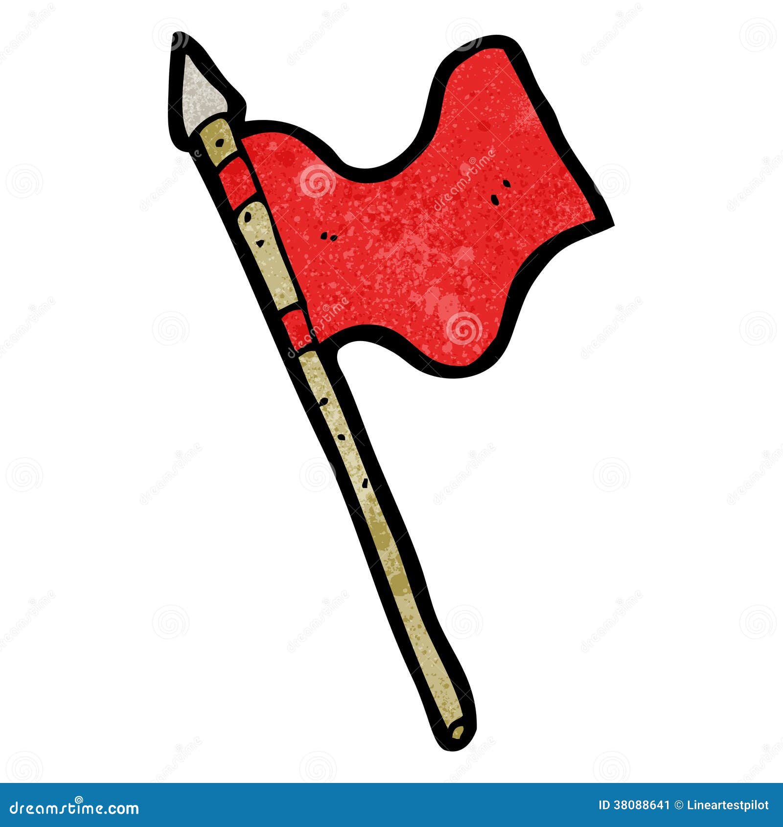 Cartoon flag stock vector. Illustration of traditional - 38088641