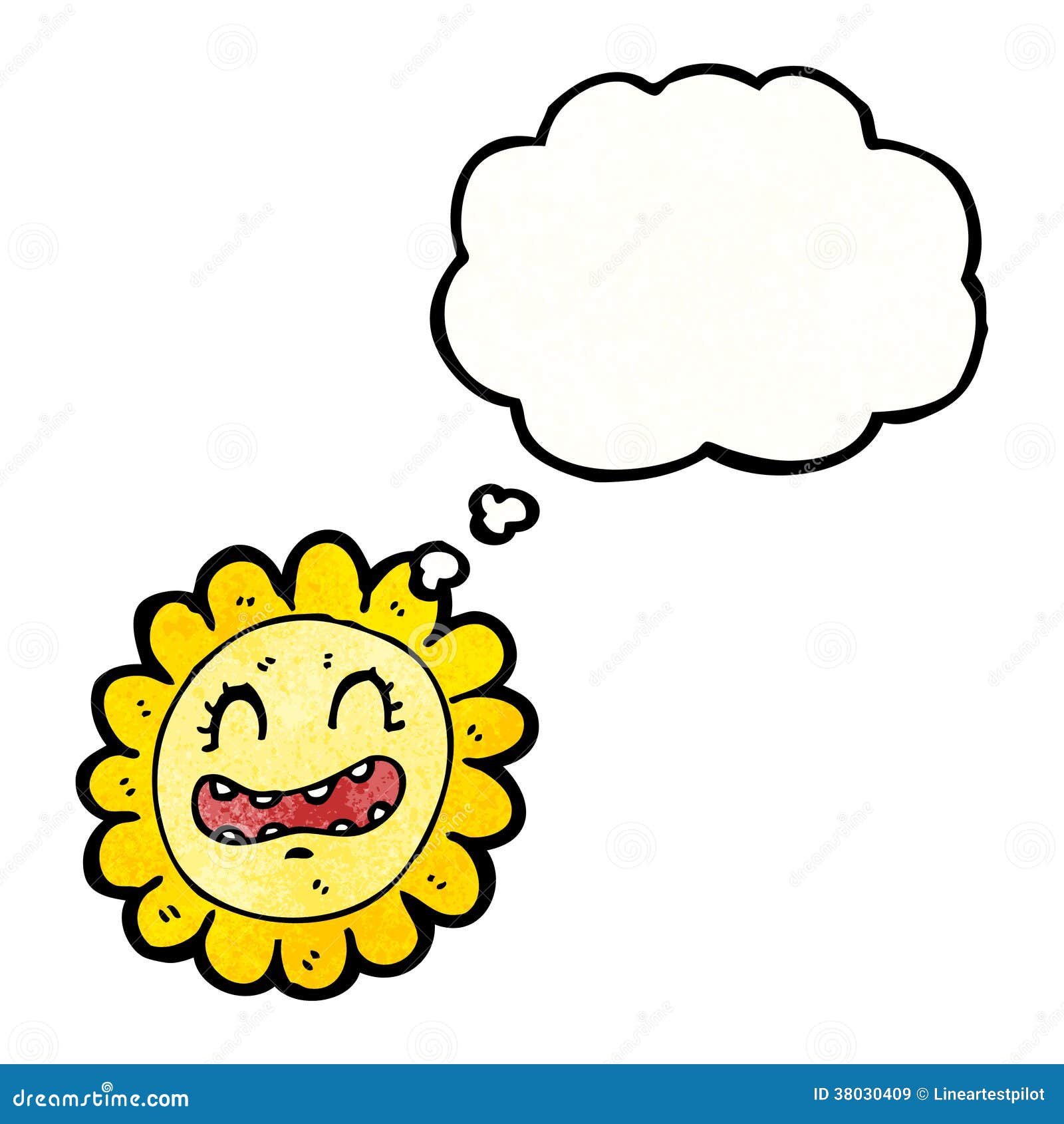Cartoon flower stock vector. Illustration of silly, artwork - 38030409