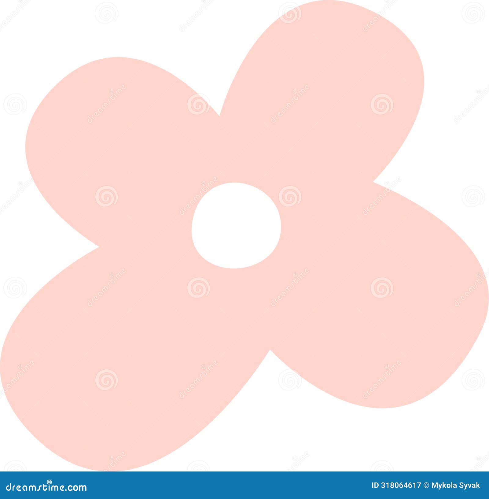 Cartoon Flower Head stock vector. Illustration of graphic - 318064617
