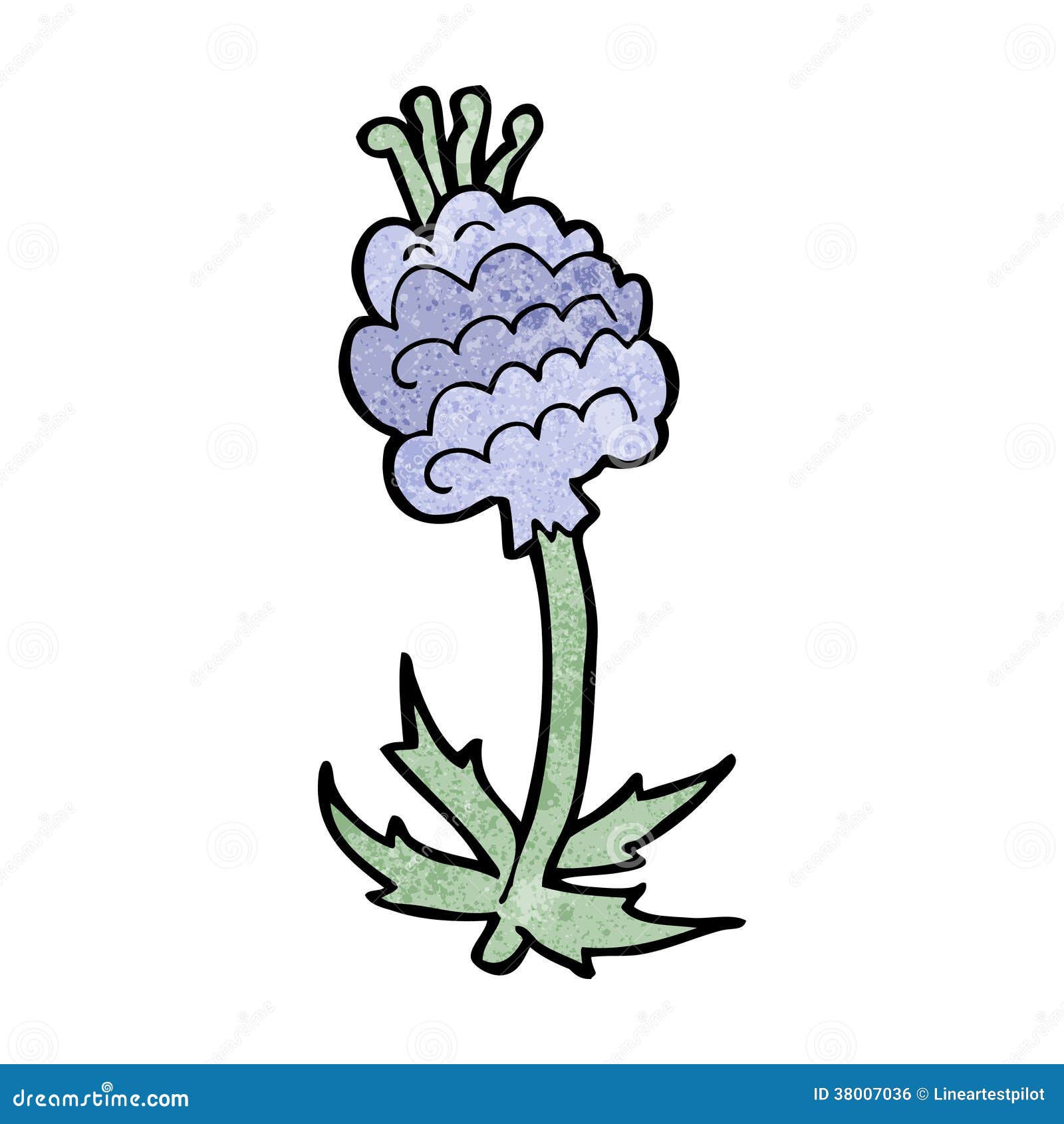 Cartoon flower stock vector. Illustration of traditional - 38007036