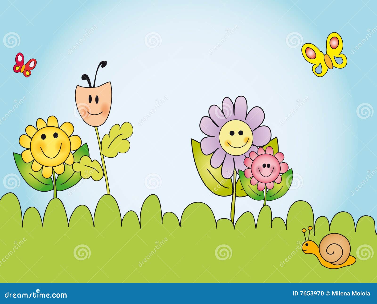 Japanese Cartoon Flowers