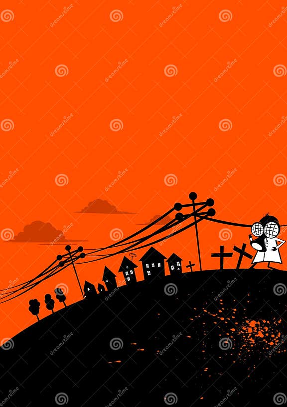 Cartoon fly in lab coat stock vector. Illustration of blank - 15816767