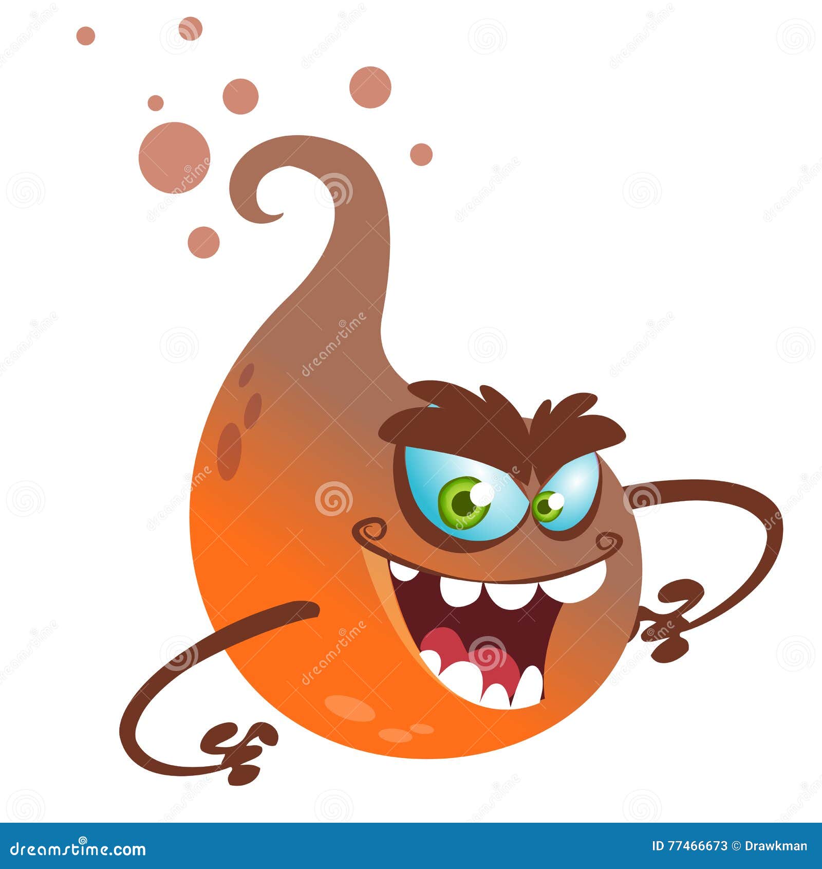 Flying Monster Royalty-Free Cartoon | CartoonDealer.com #90873119