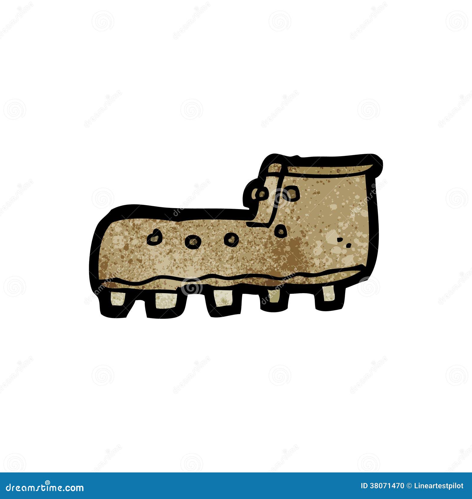 Cartoon football boot stock illustration. Illustration of clip - 38071470
