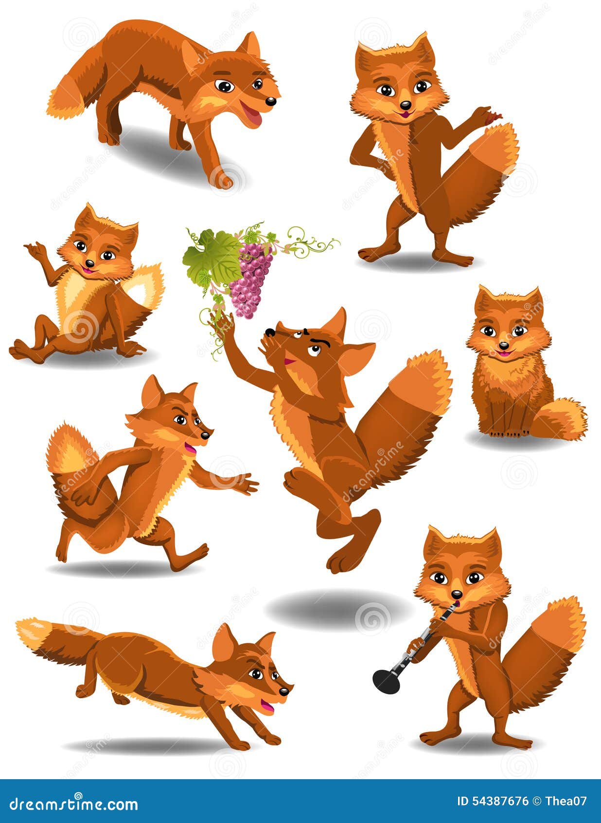 Clipart Fox Cartoon Characters