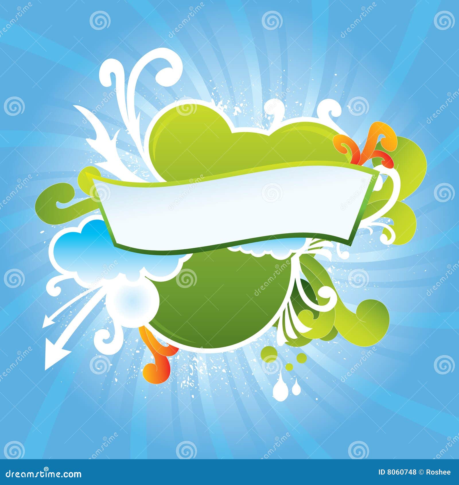 Cartoon Frame Vector Illustration | CartoonDealer.com #8060748
