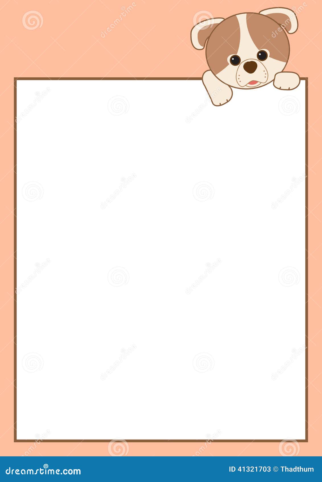 Cartoon Frame Border stock vector. Illustration of ideas - 41321703