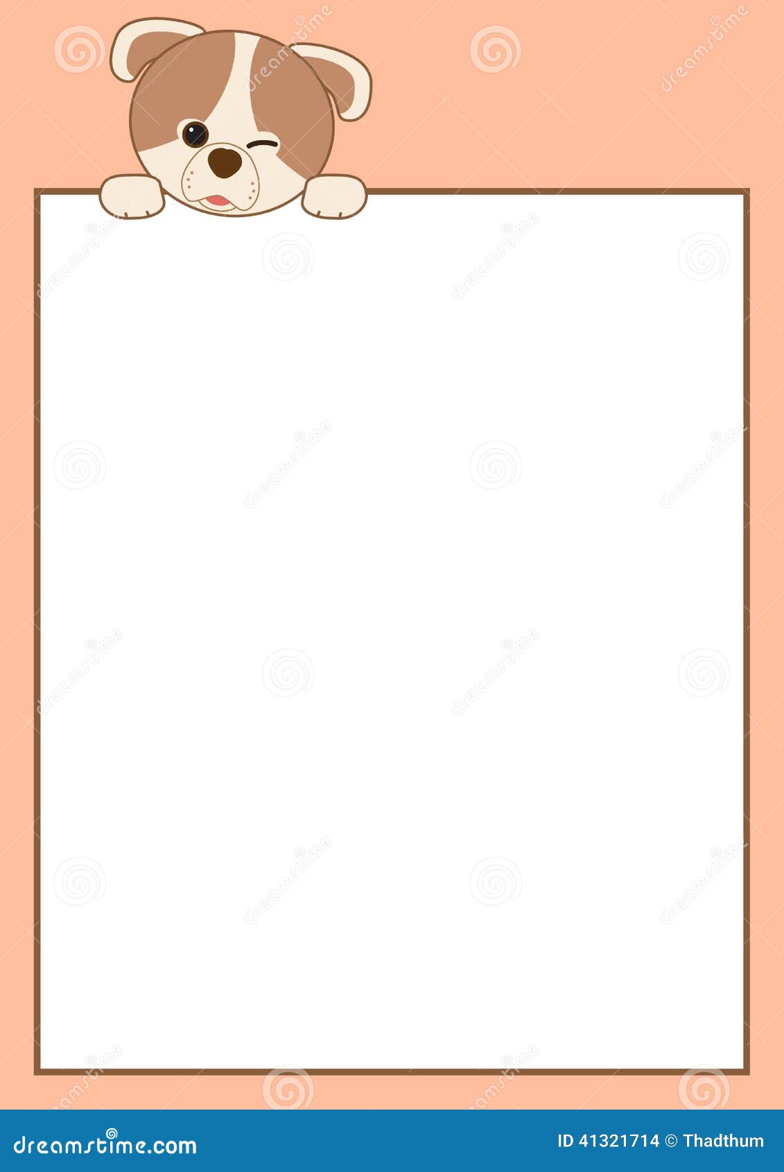 Cartoon Frame Border stock vector. Illustration of scrapbooking - 41321714