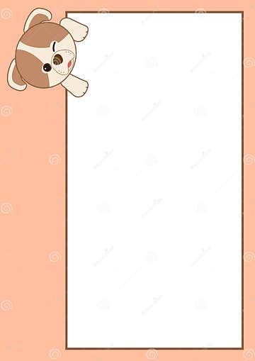 Cartoon Frame Border stock vector. Illustration of line - 41321732