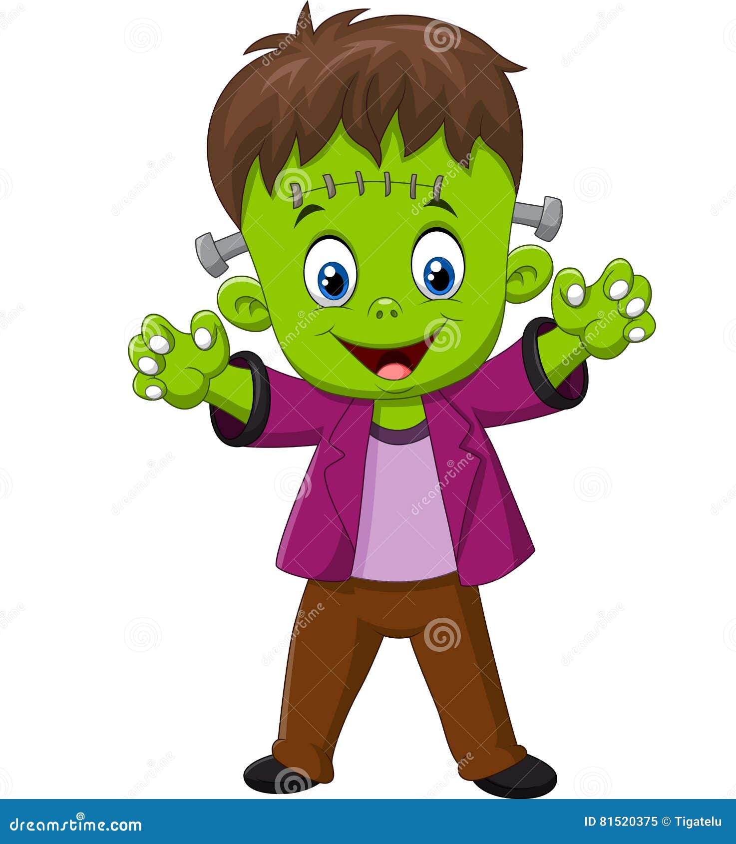 Cartoon Frankenstein Character | CartoonDealer.com #81520375