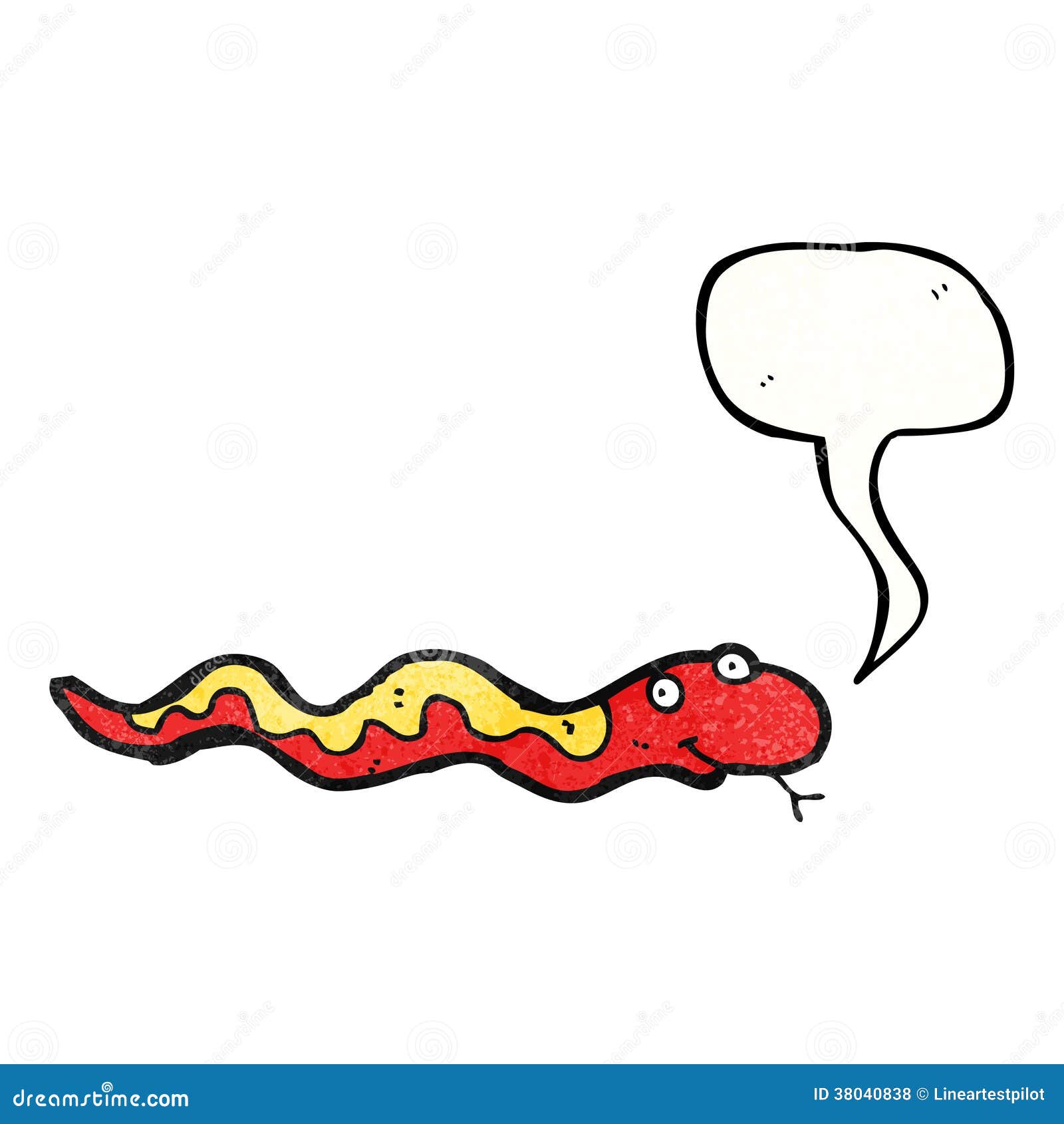Cartoon friendly snake stock vector. Illustration of cute - 38040838