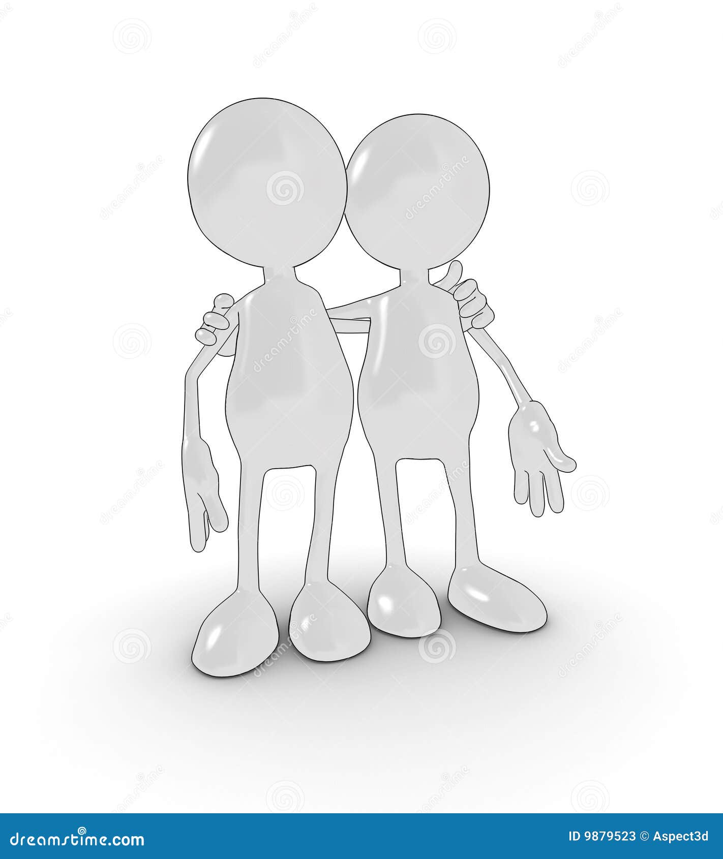 Cartoon friends stock illustration. Illustration of puppet - 9879523