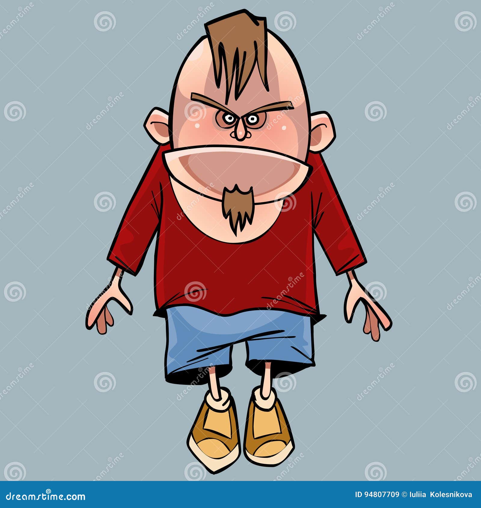 Angry Character Woman Yelling At Schoolboy Vector | CartoonDealer.com ...