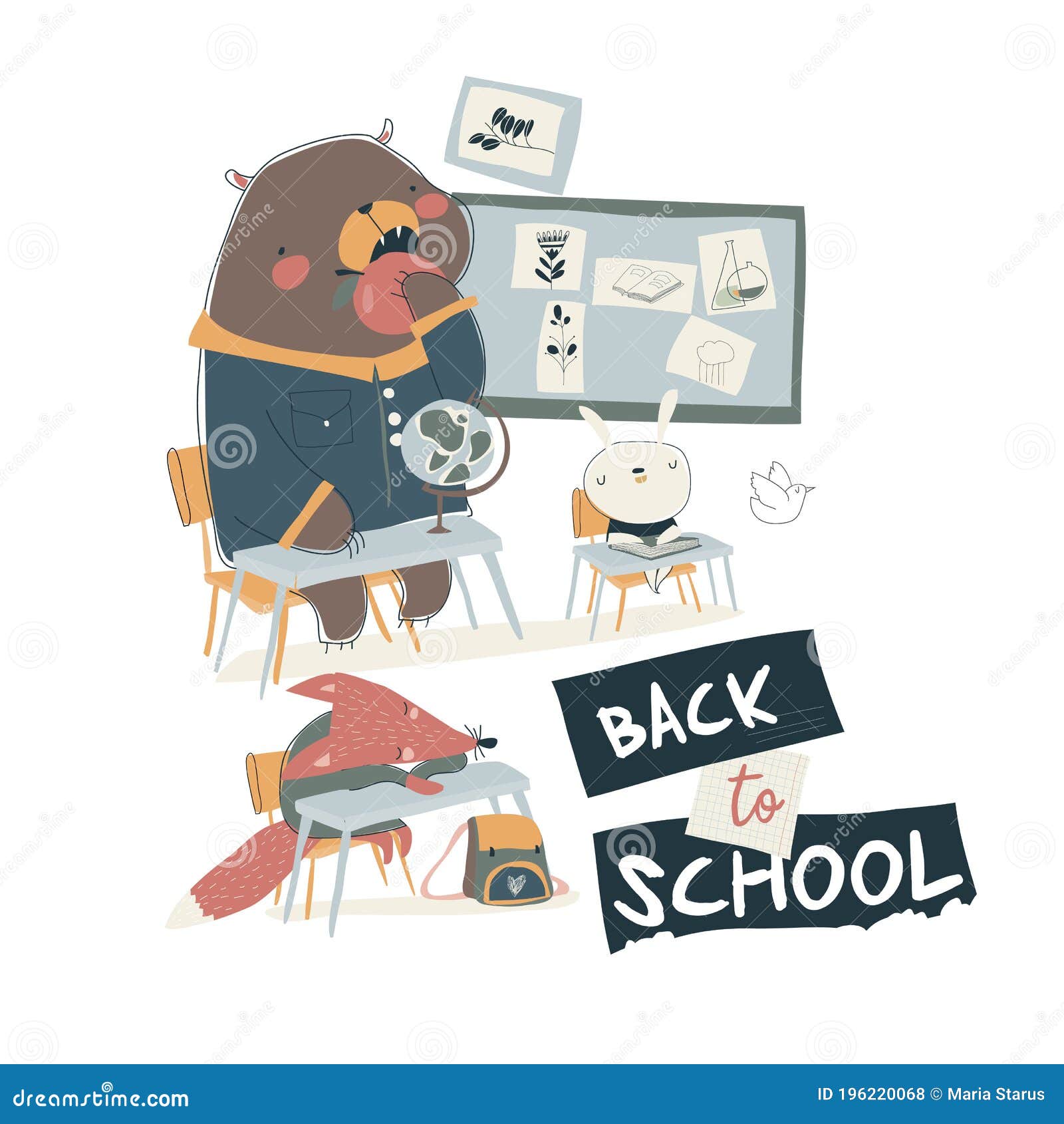 Funny Students In Classroom Cartoons