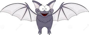 Cartoon funny bat stock vector. Illustration of halloween - 71465498