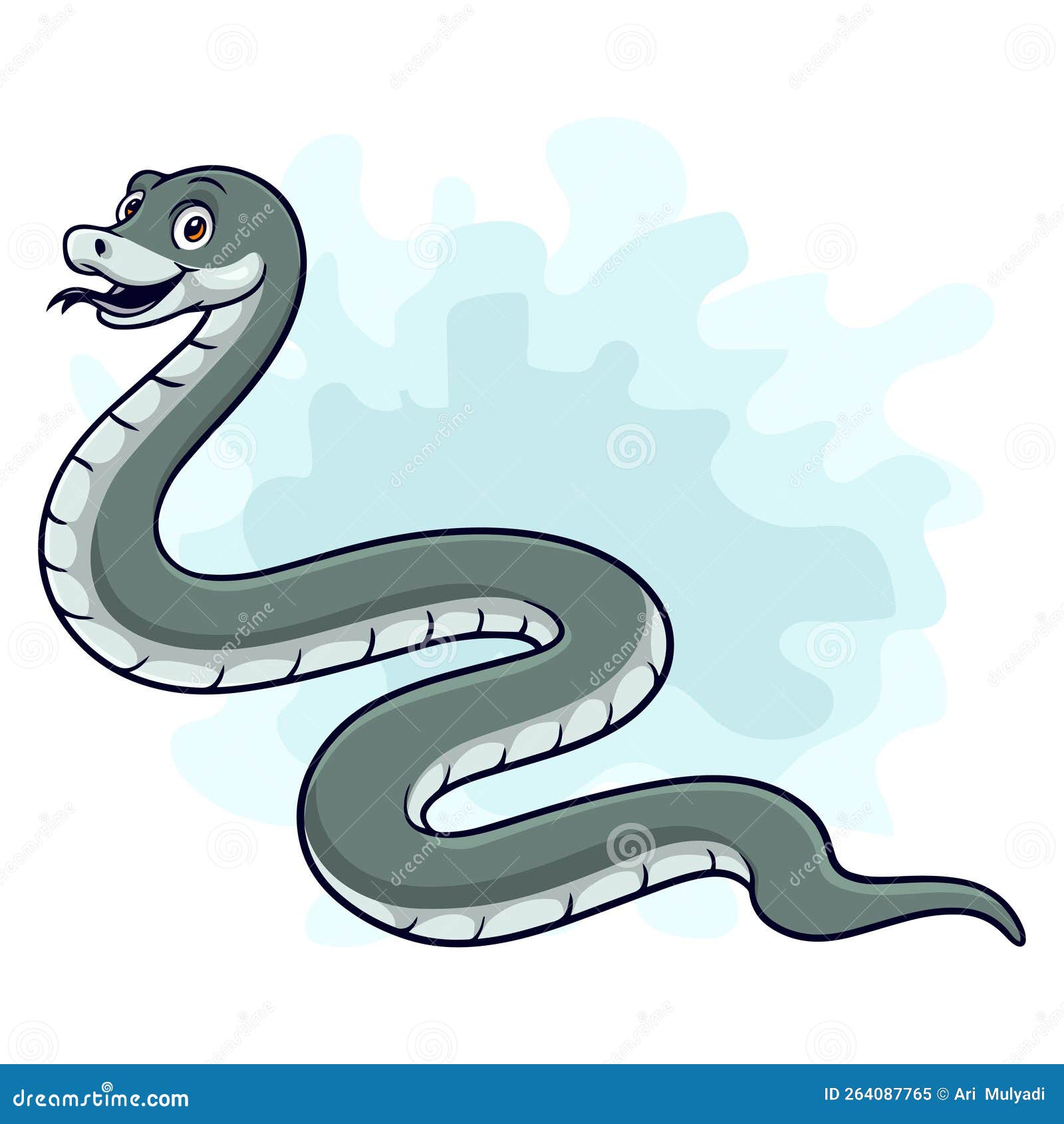 Black Mamba And The Kiss Of Death Insignia Cartoon Vector ...