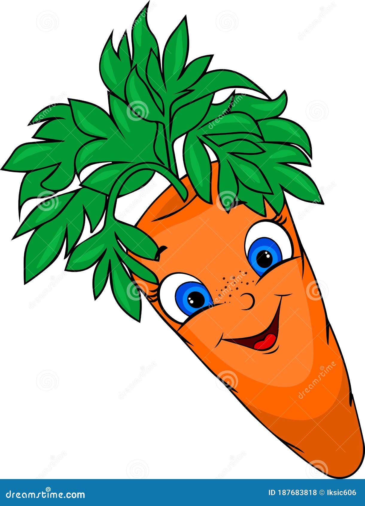 Set Of Funny Carrots Doing Sport . Cartoon Vector Illustration Isolated ...