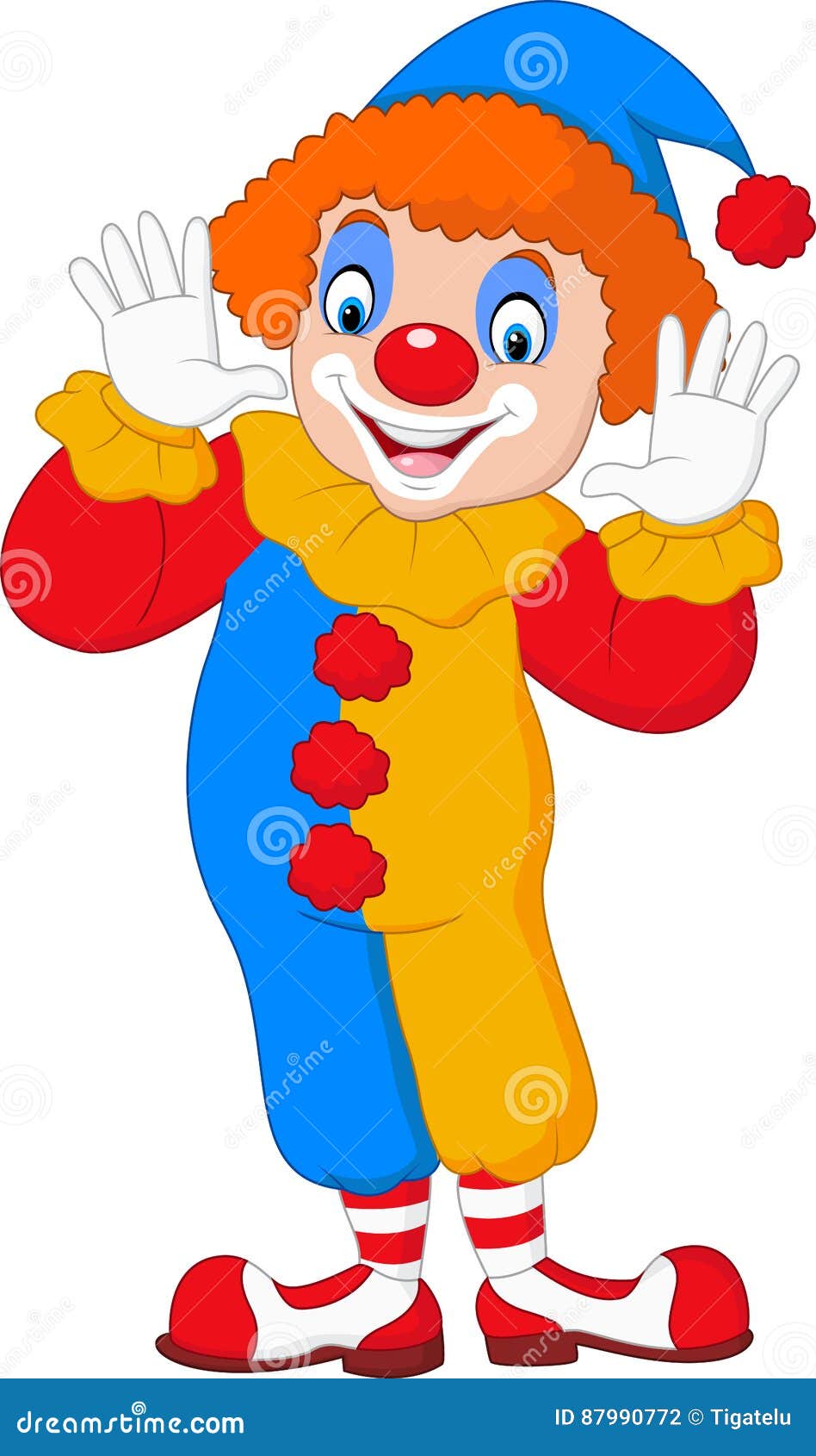 Funny Clown School Bus Cartoon Character Mascot Design | CartoonDealer ...