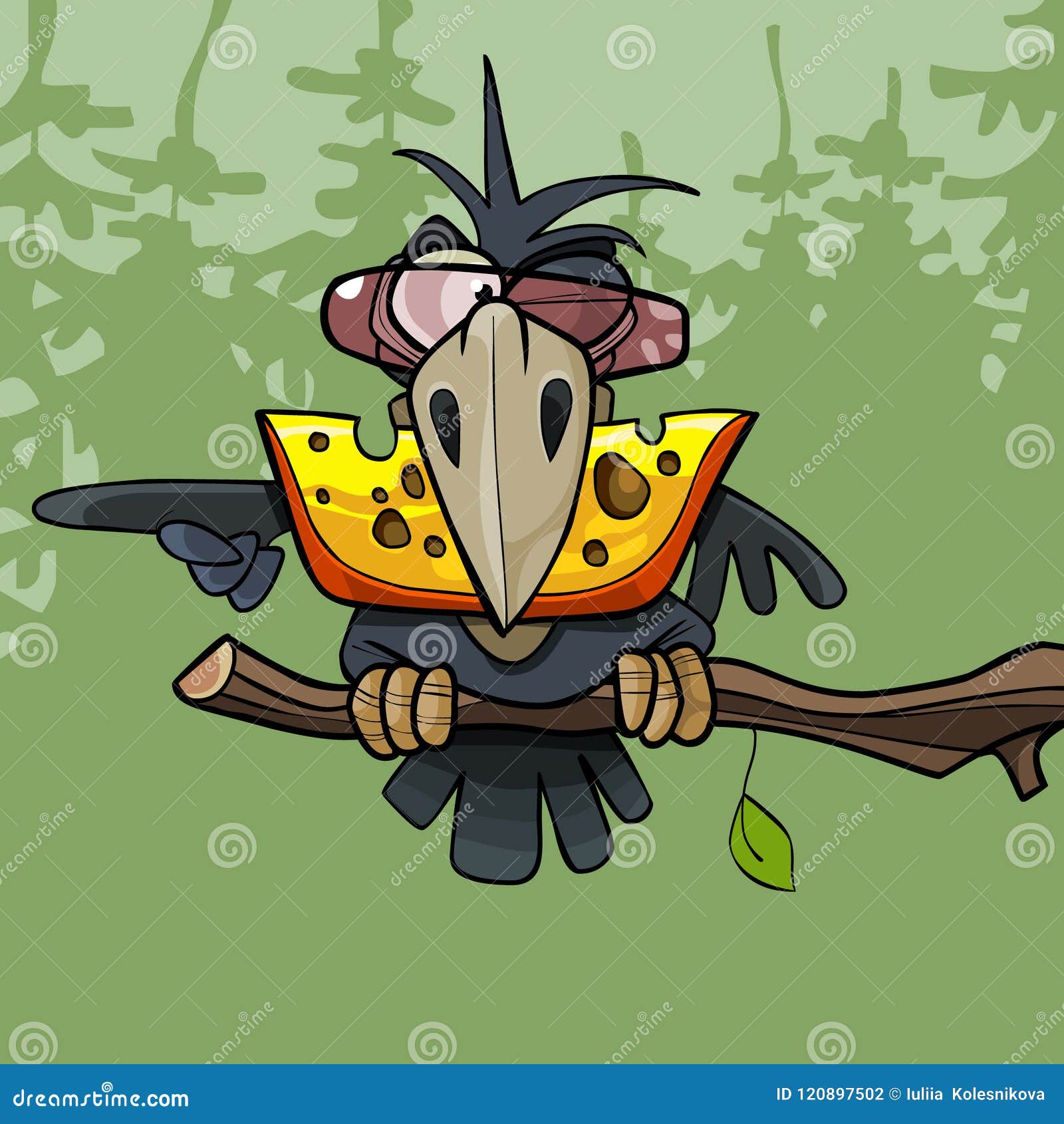 Funny Crow Cartoon Expressions Set Vector Illustration | CartoonDealer ...