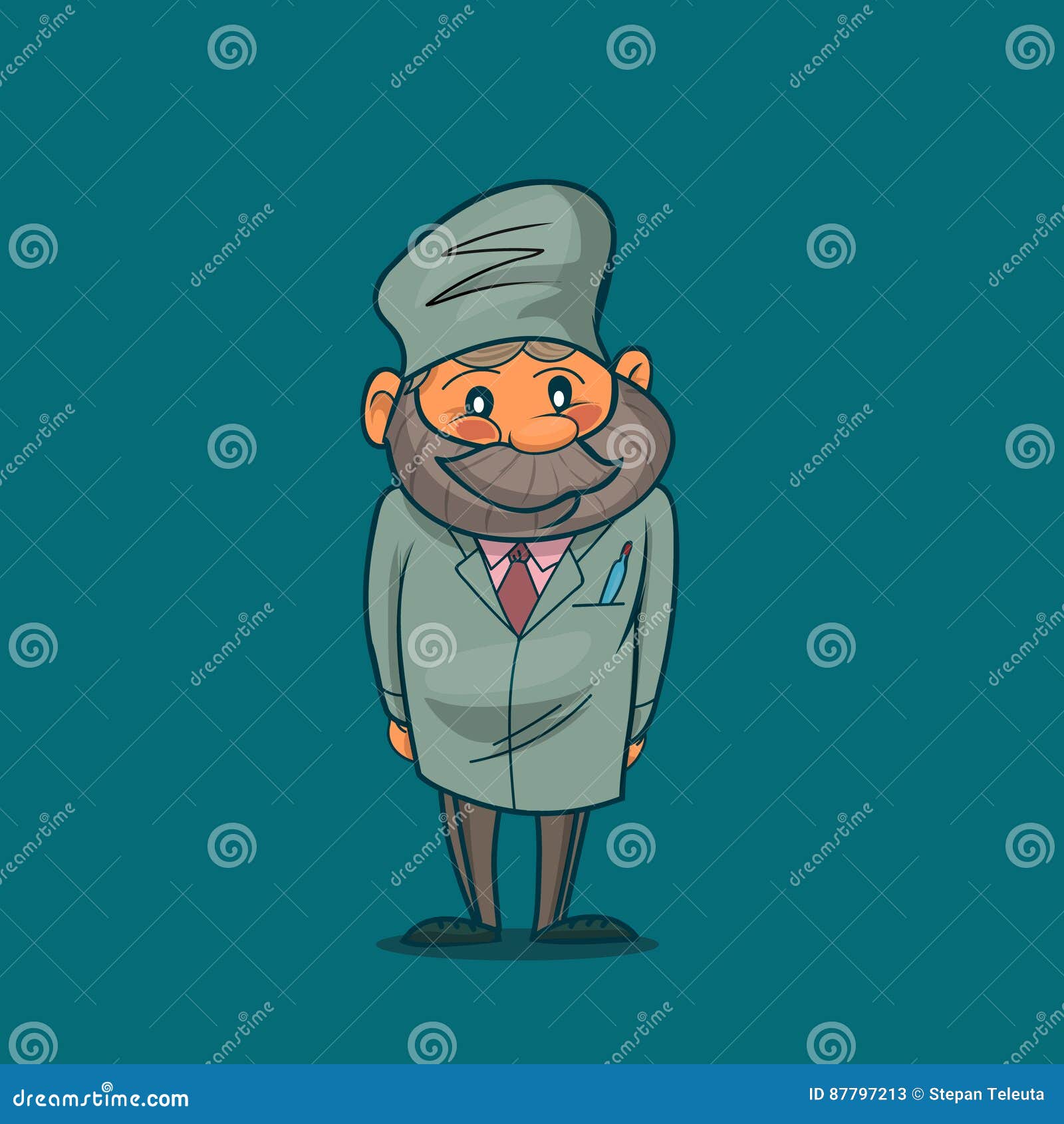 Cartoon funny doctor stock illustration. Illustration of emergency ...