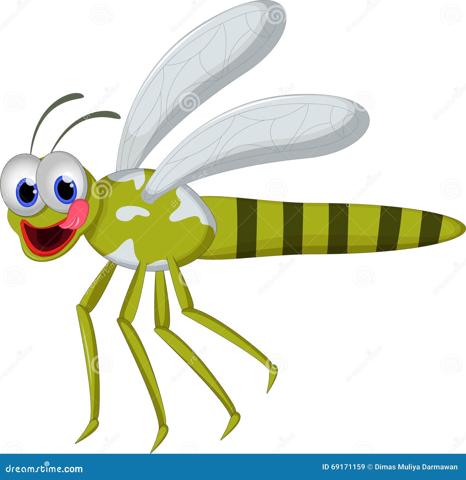 Cartoon Dragon Fly