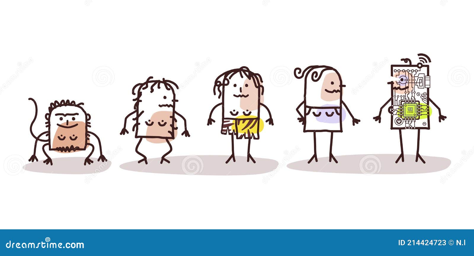 Female Age Evolution. Vector Illustration | CartoonDealer.com #84568050