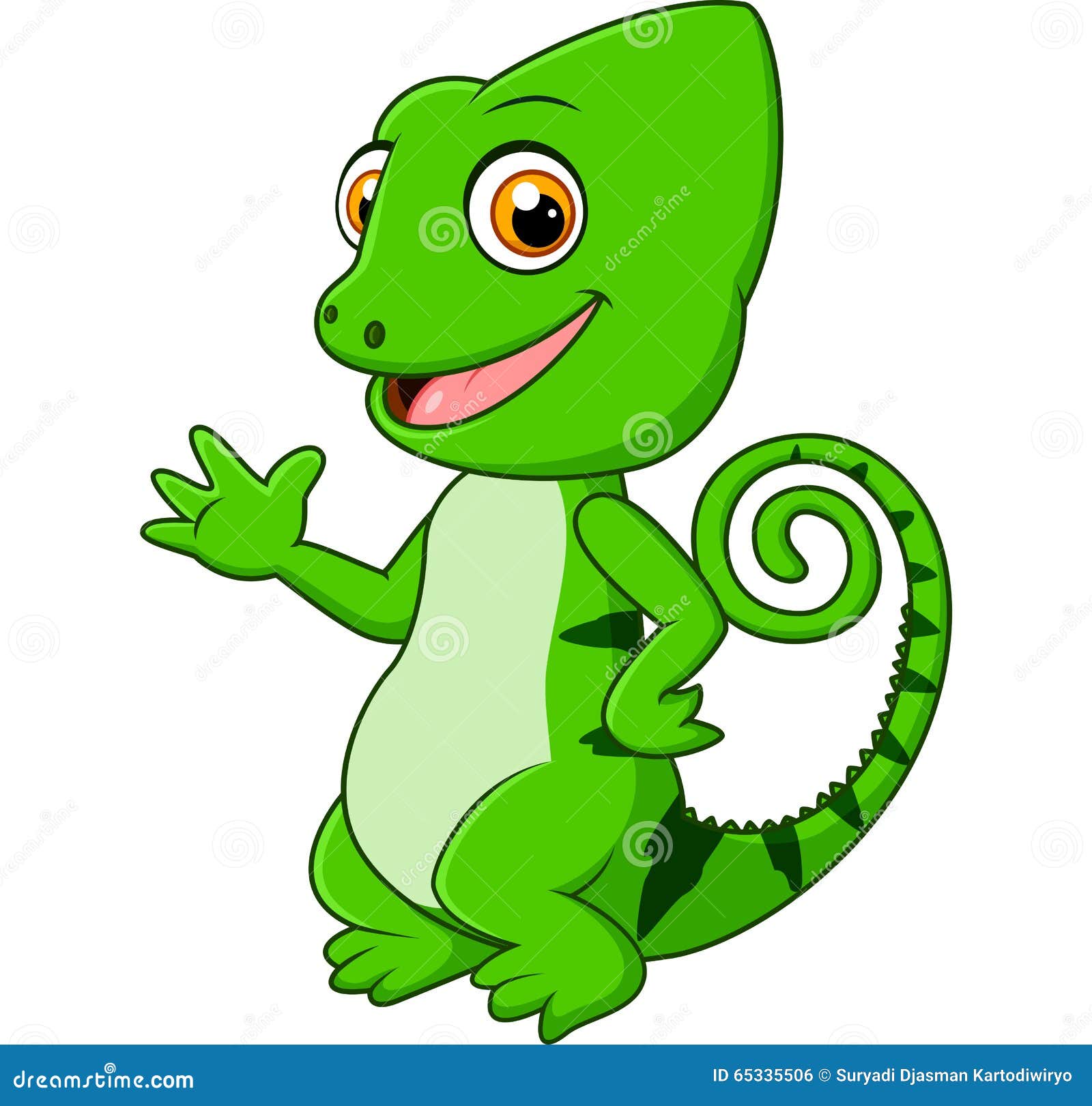Green Lizard Clipart