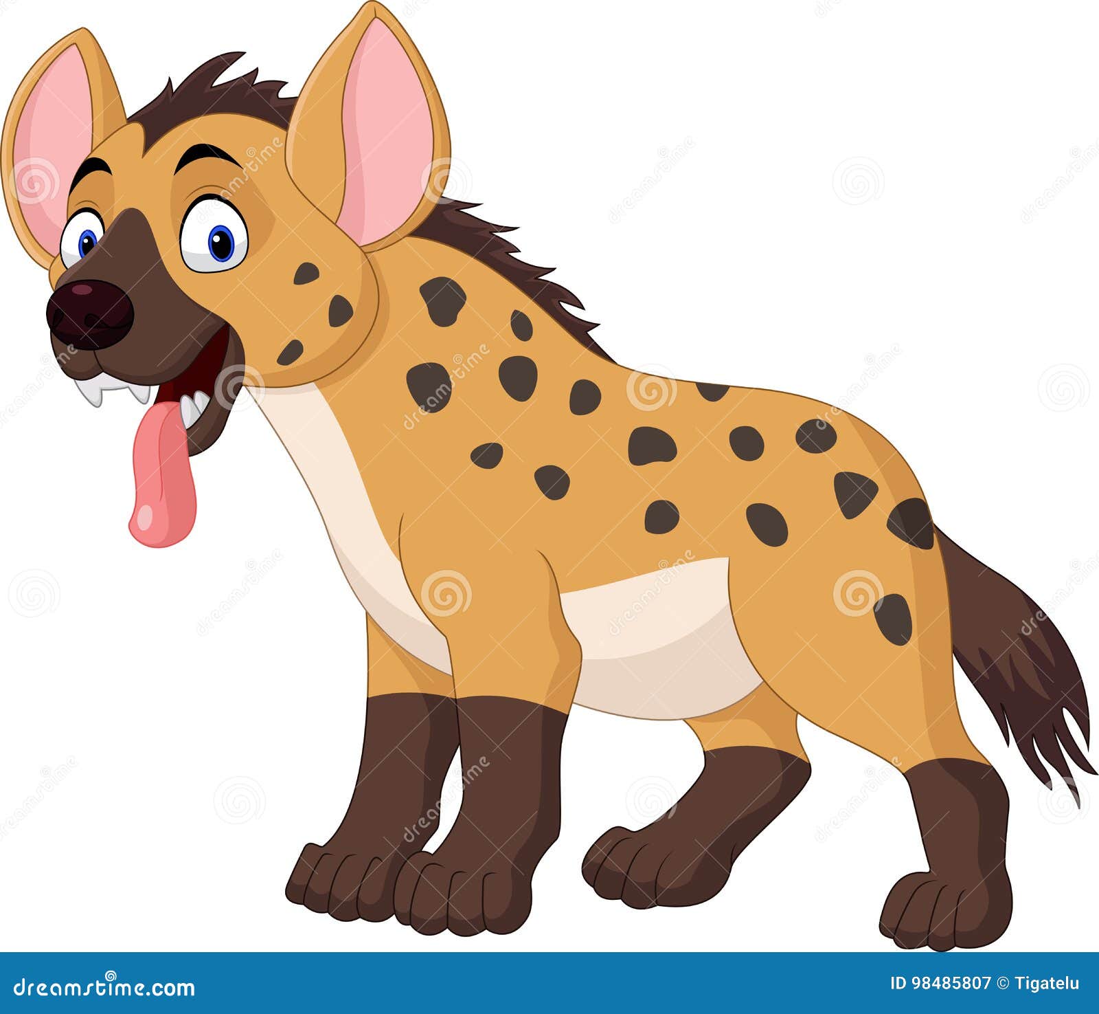 Cartoon Funny Hyena | CartoonDealer.com #98485807