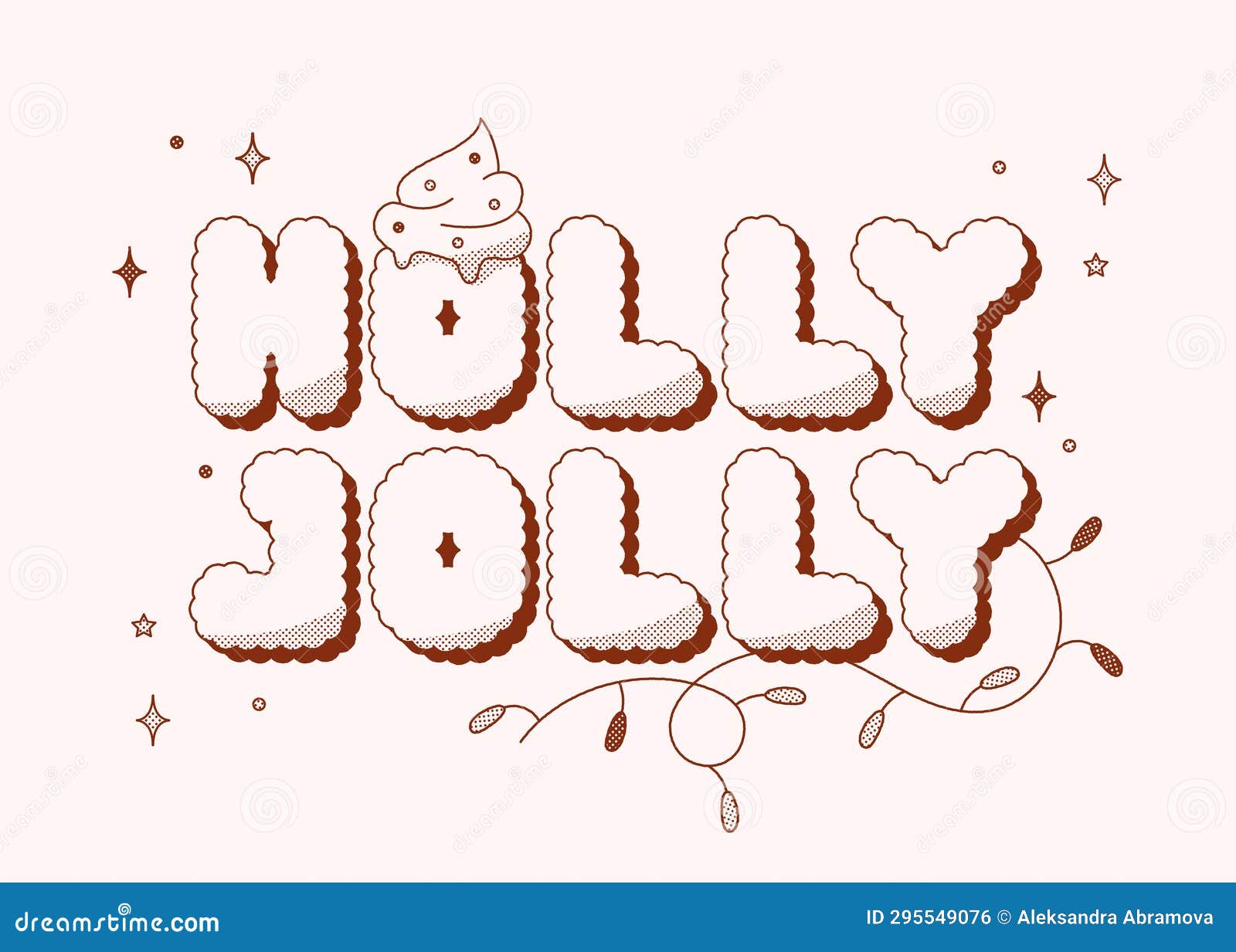 Cartoon funny label. stock vector. Illustration of retro - 295549076