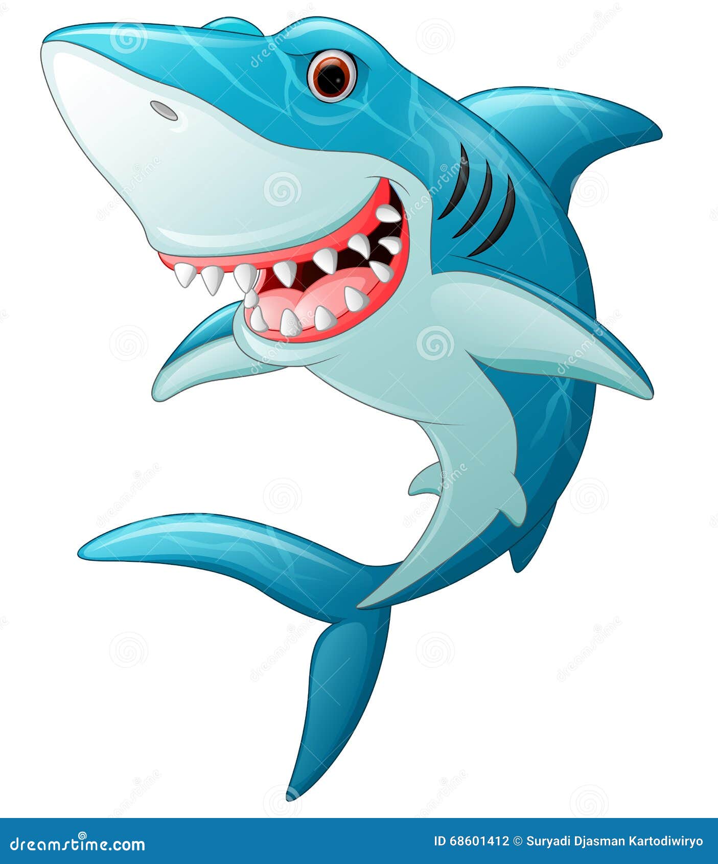 Funny Shark Cartoon | CartoonDealer.com #23782041