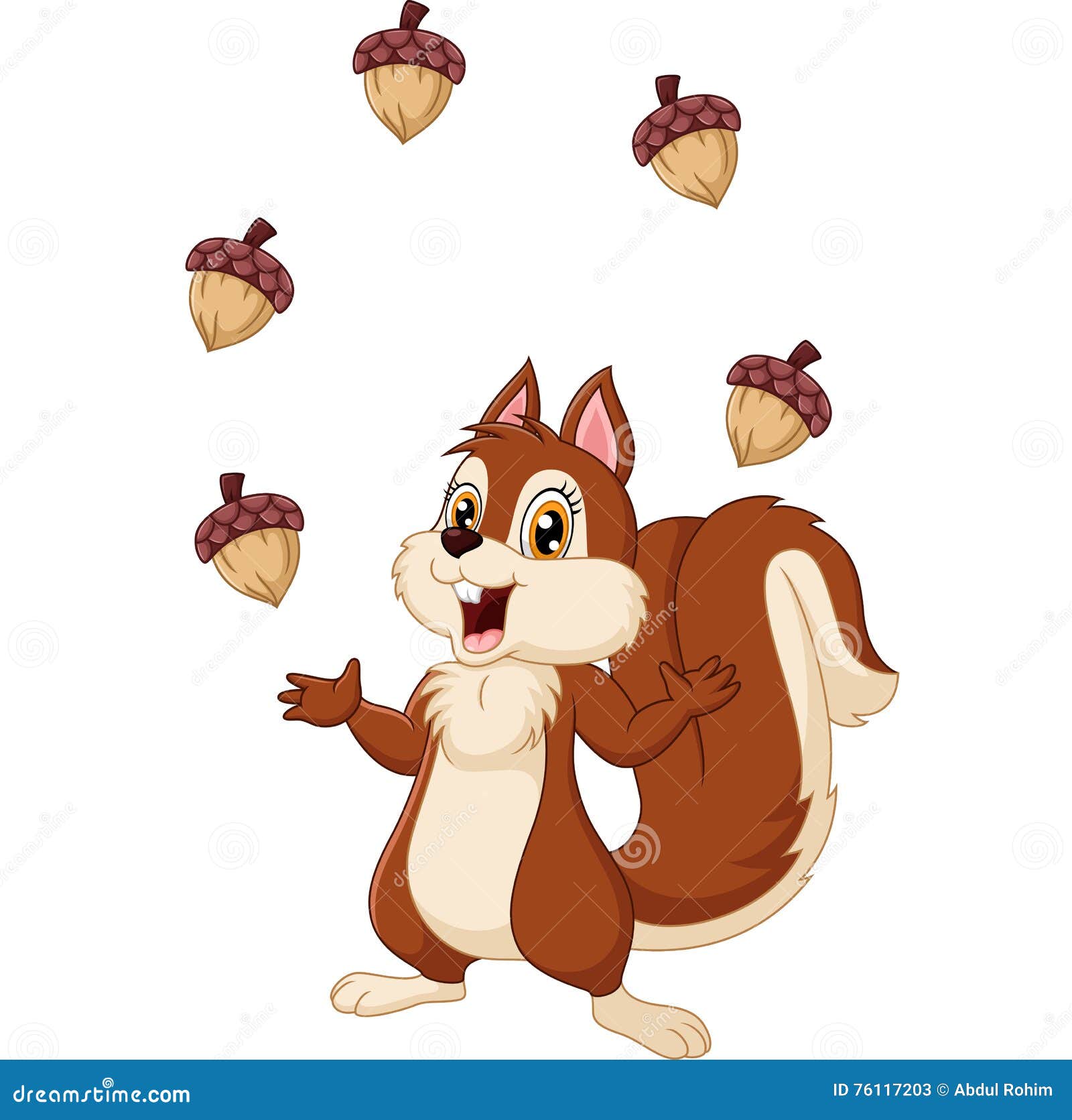 Cartoon Funny Squirrel Juggling Acorn Stock Vector - Illustration of ... Cartoon Funny Squirrel Juggling Acorn Stock Vector - Illustration of ...