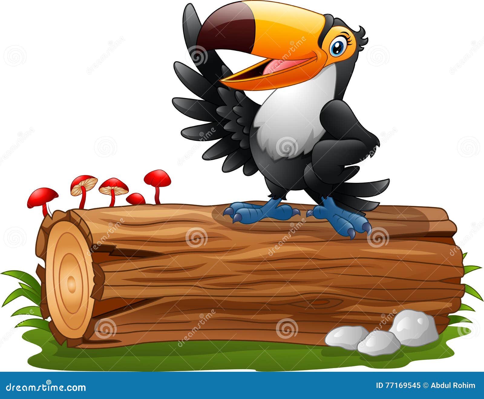 Funny Toucan Cartoon Character | CartoonDealer.com #80297115