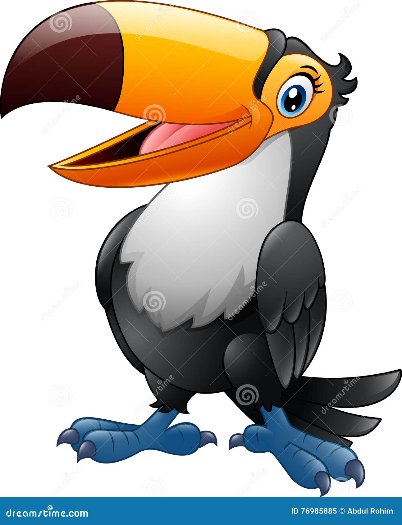 Funny Toucan Cartoon Character | CartoonDealer.com #80297115