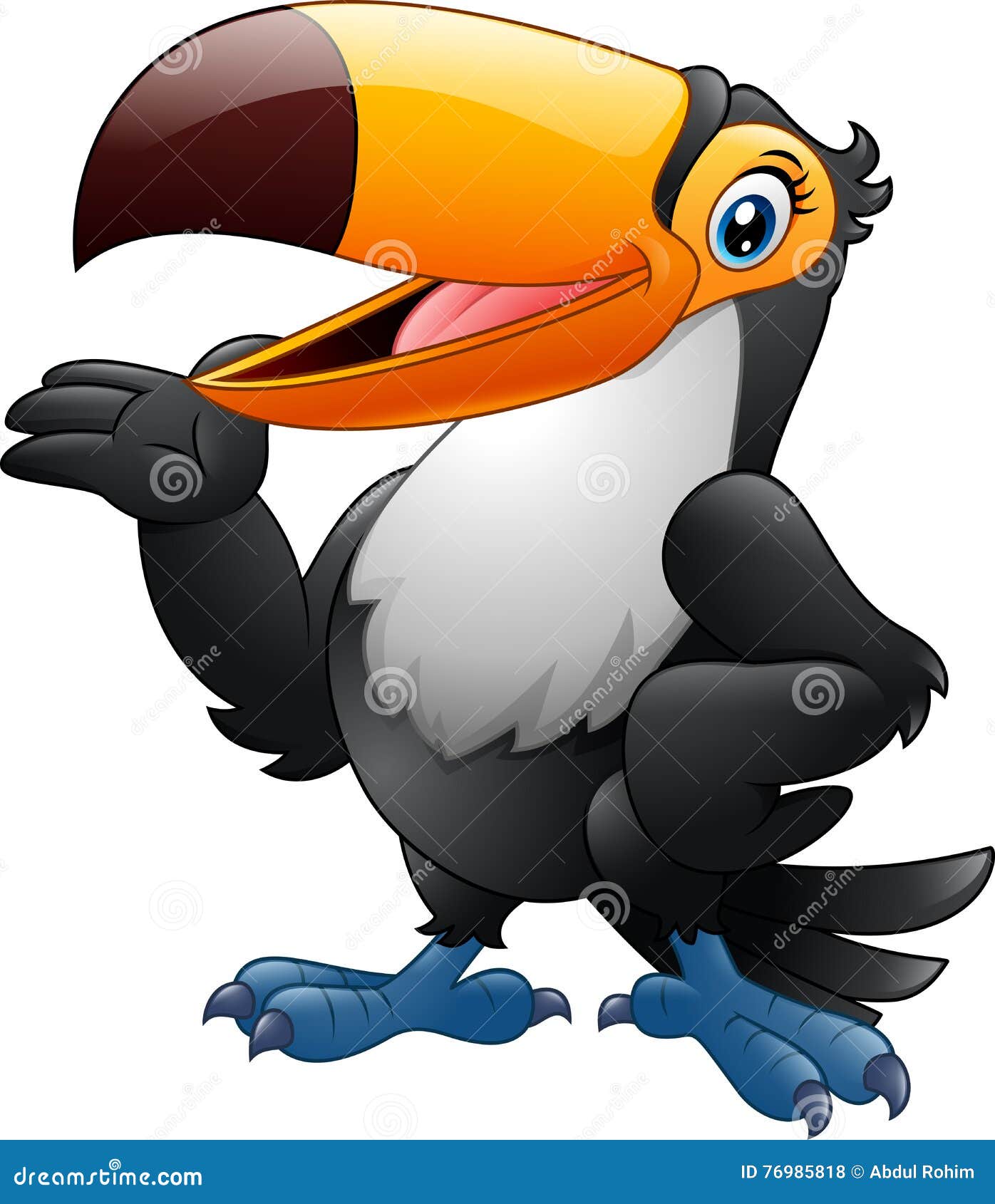 Funny Toucan Cartoon Character | CartoonDealer.com #80297115