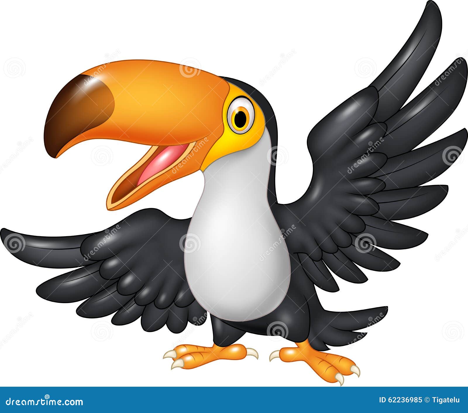 Funny Toucan Cartoon Character | CartoonDealer.com #80297115