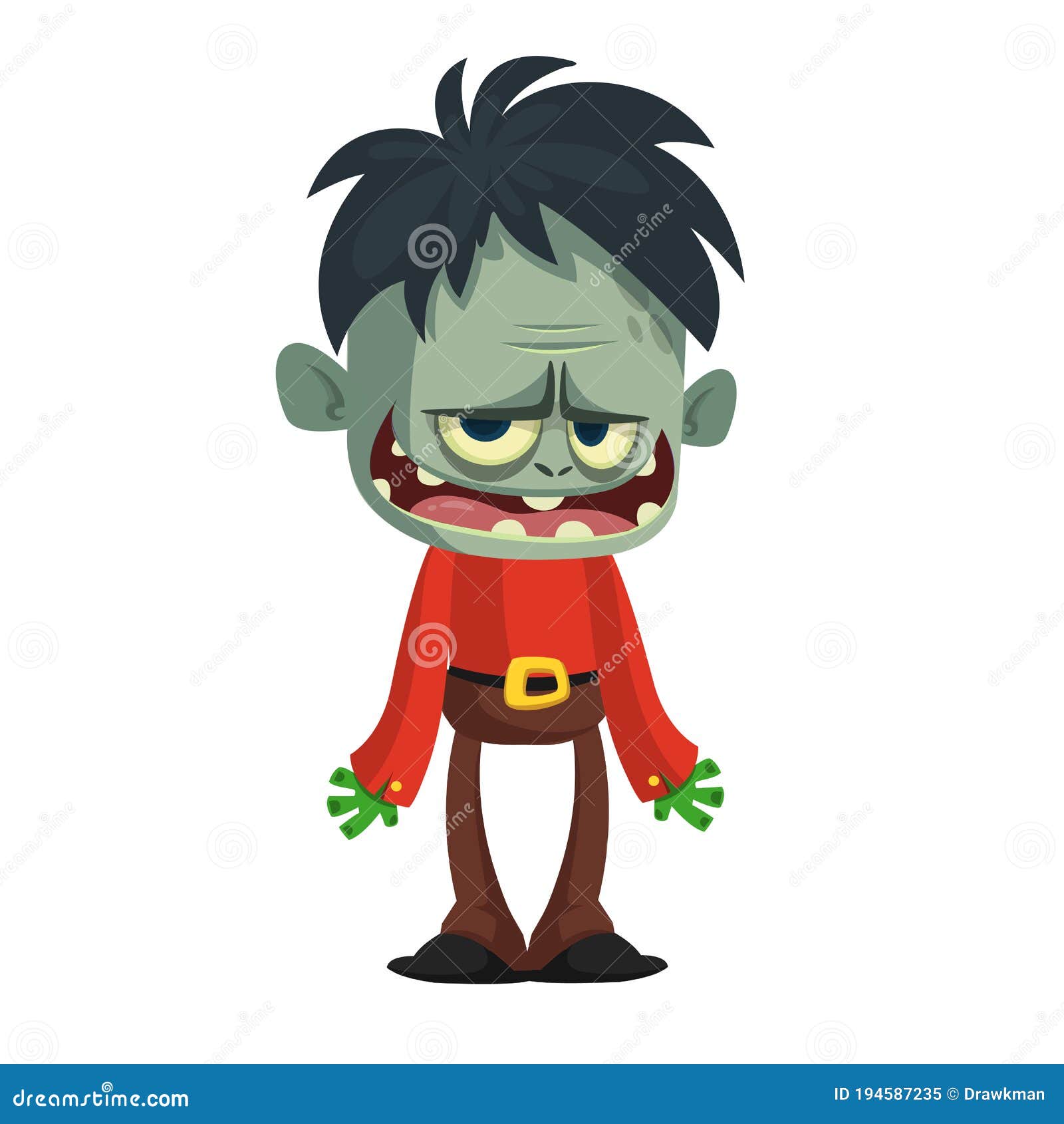 Funny Zombie Cartoon Royalty-Free Stock Photography | CartoonDealer.com ...