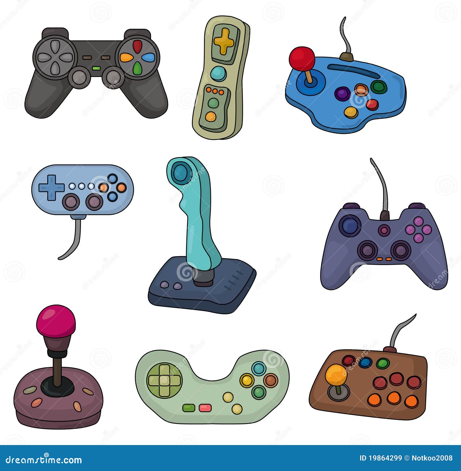 Game Joystick Icons And Gamers Gadgets Technology, Controller Set Of ... Game Joystick Icons And Gamers Gadgets Technology, Controller Set Of ...