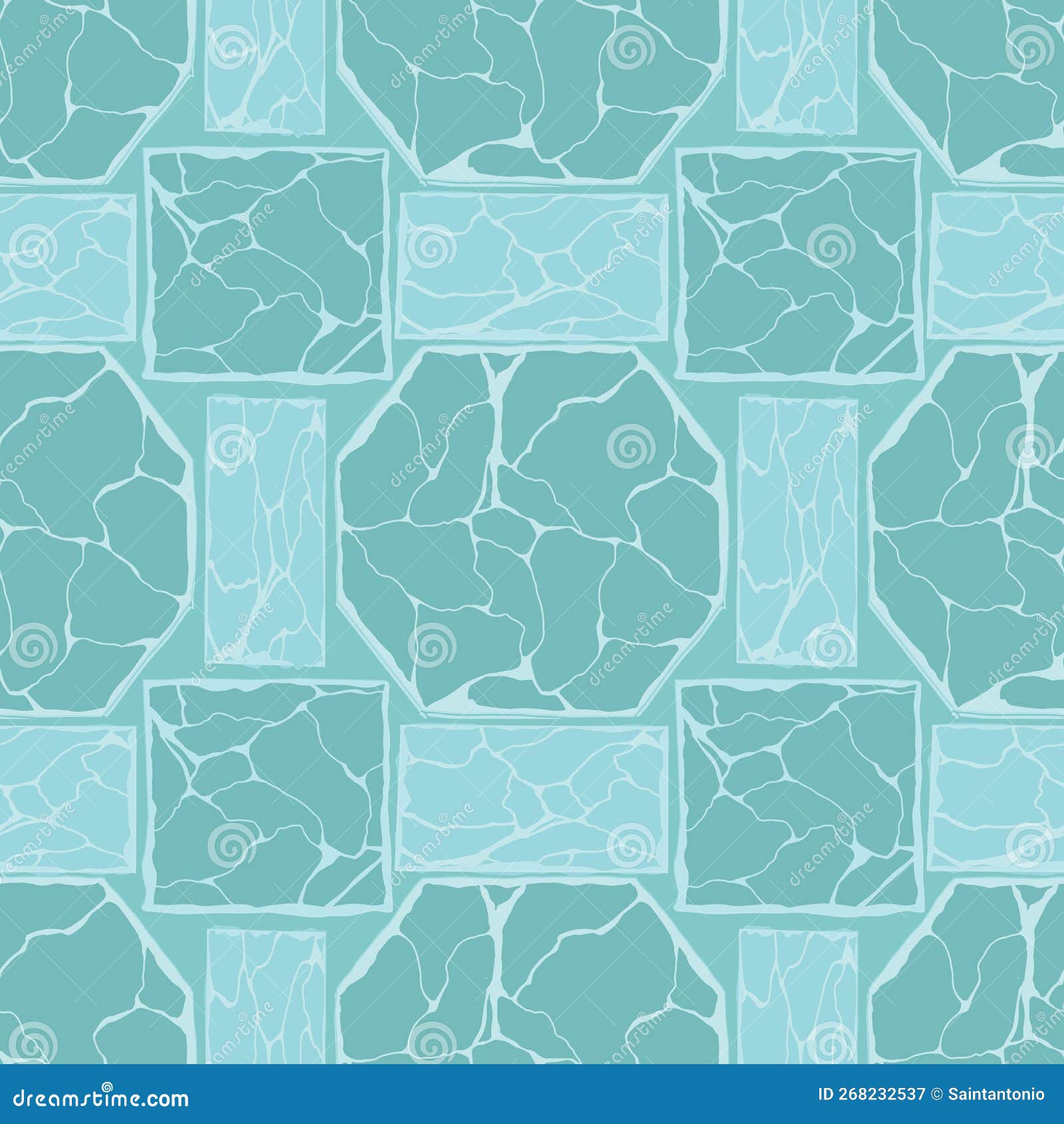Cartoon Game Texture, Ice Surface Seamless Pattern. Game Asset Walls ...