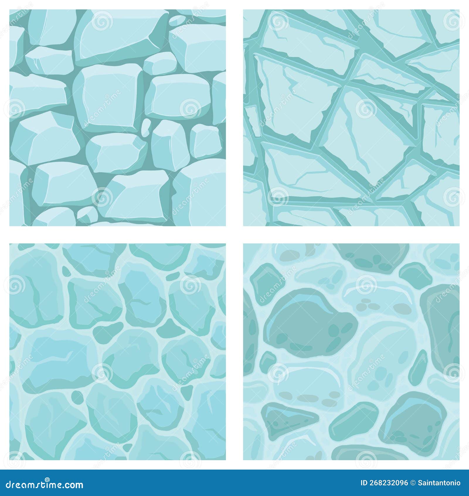 Textures Of Walls Cartoon Vector | CartoonDealer.com #5046151