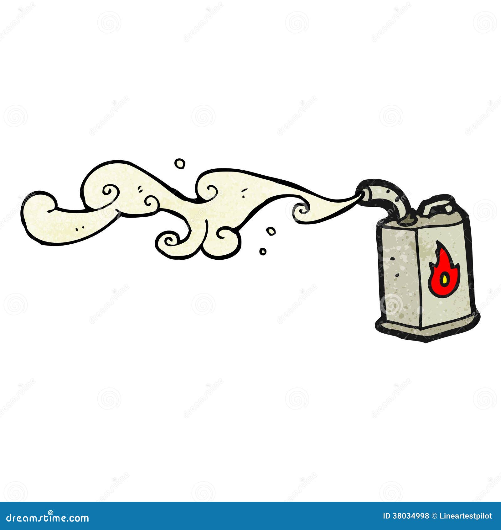 Cartoon gas can stock vector. Illustration of drawn, traditional - 38034998