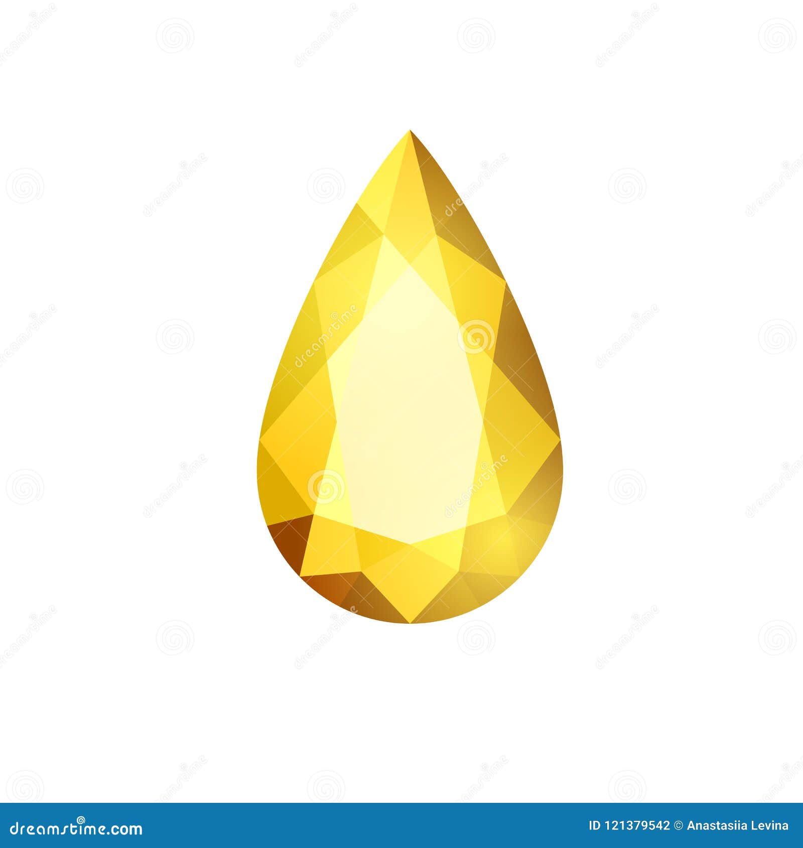 Cartoon gem icon stock vector. Illustration of bright - 121379542