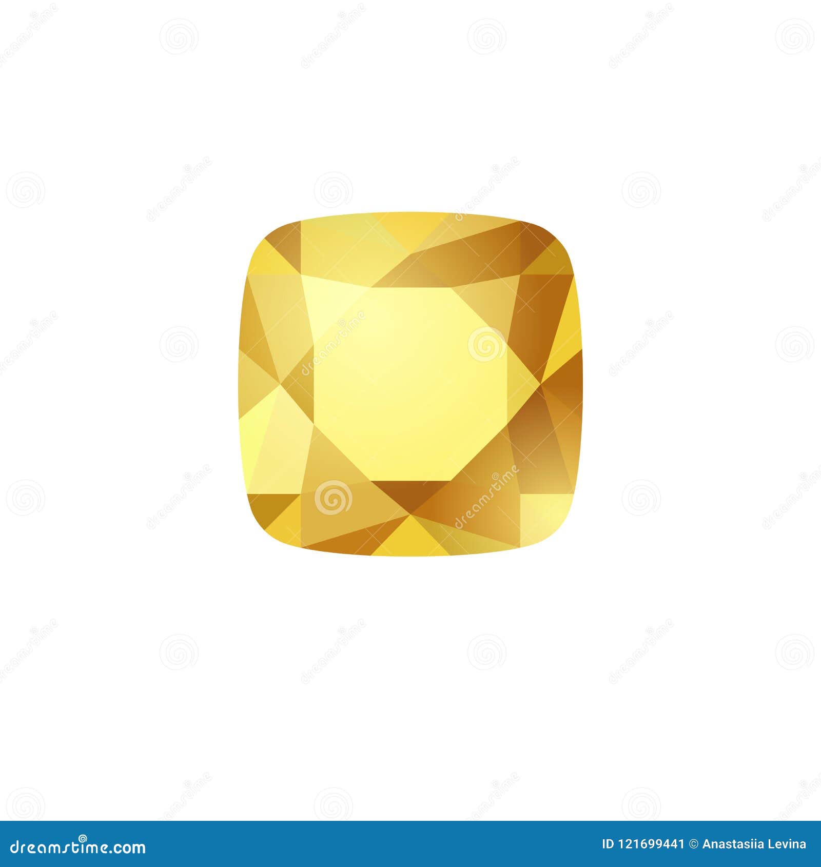 Cartoon gem icon stock vector. Illustration of jewelry - 121699441