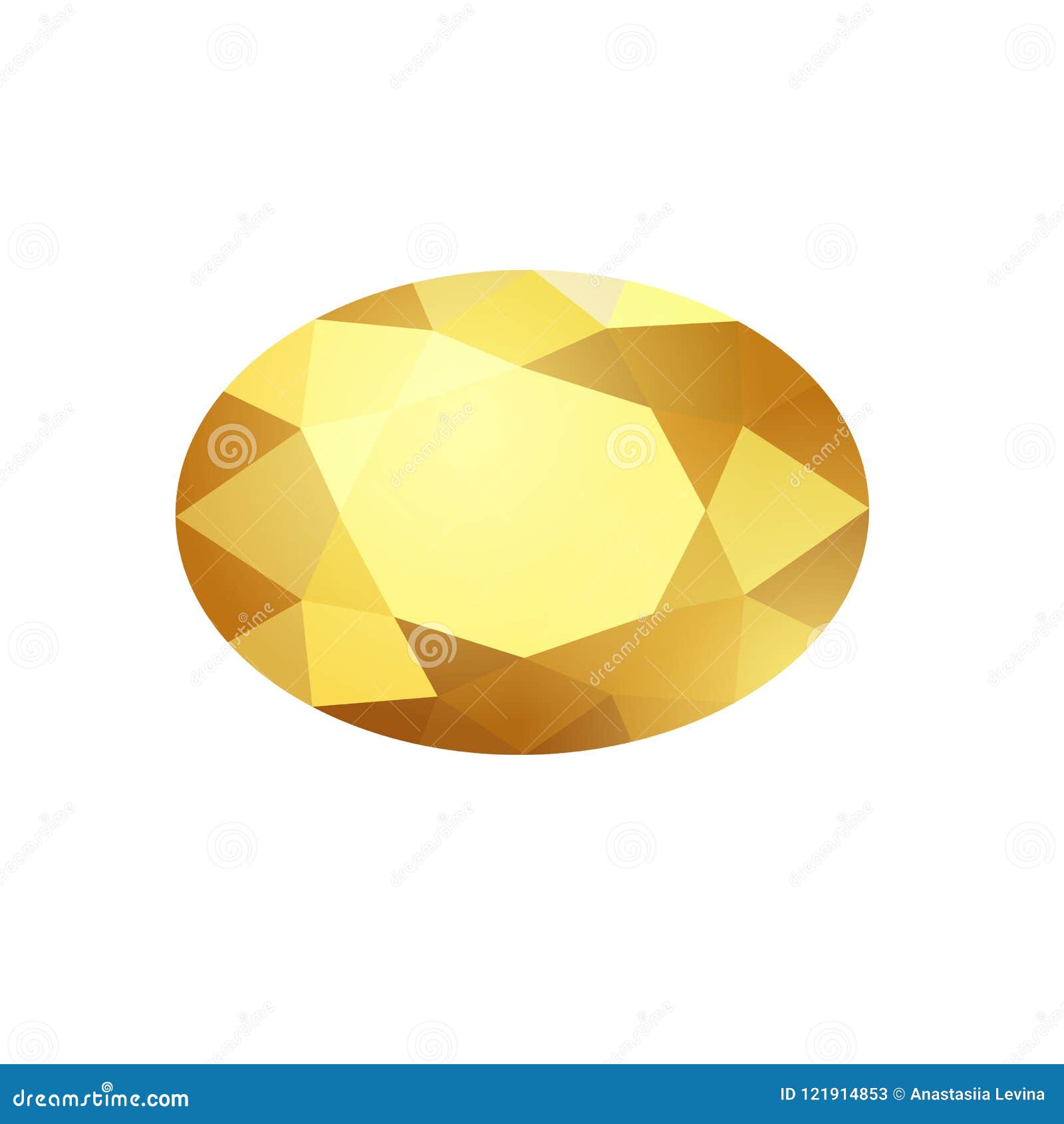 Cartoon gem icon stock vector. Illustration of brilliant - 121914853